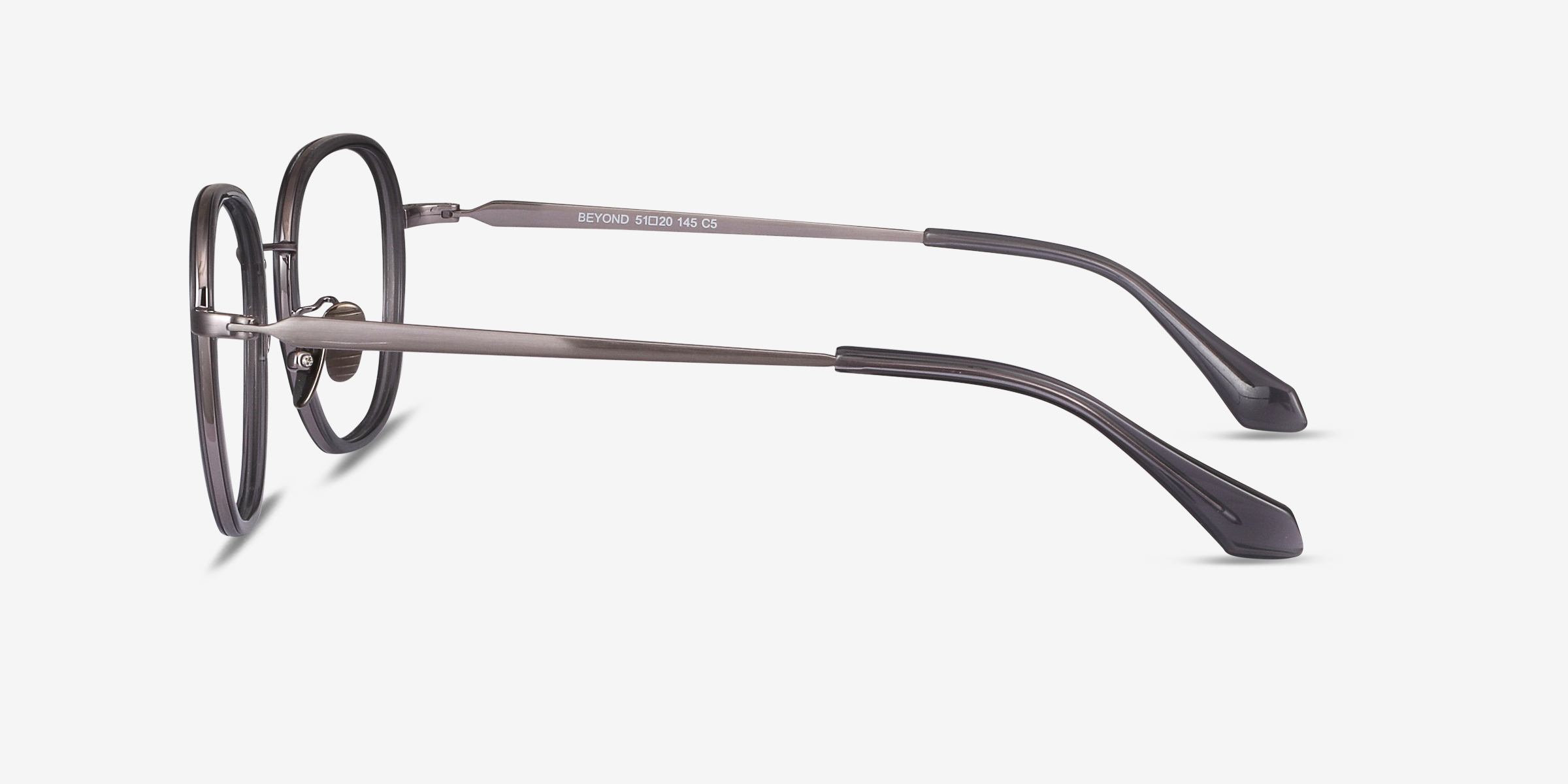 Beyond Square Gray Full Rim Eyeglasses | Eyebuydirect