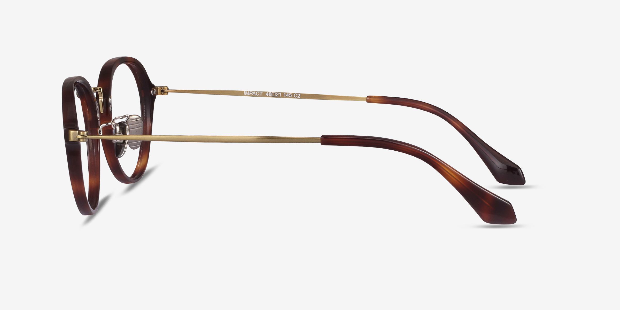 Impact Round Tortoise Full Rim Eyeglasses | Eyebuydirect