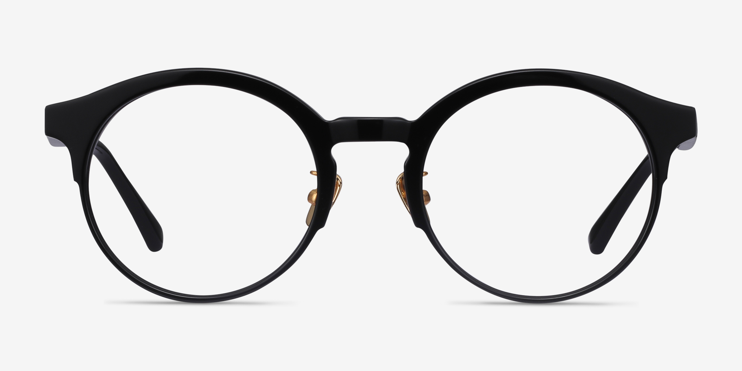 Rochelle Round Black Glasses for Women | Eyebuydirect