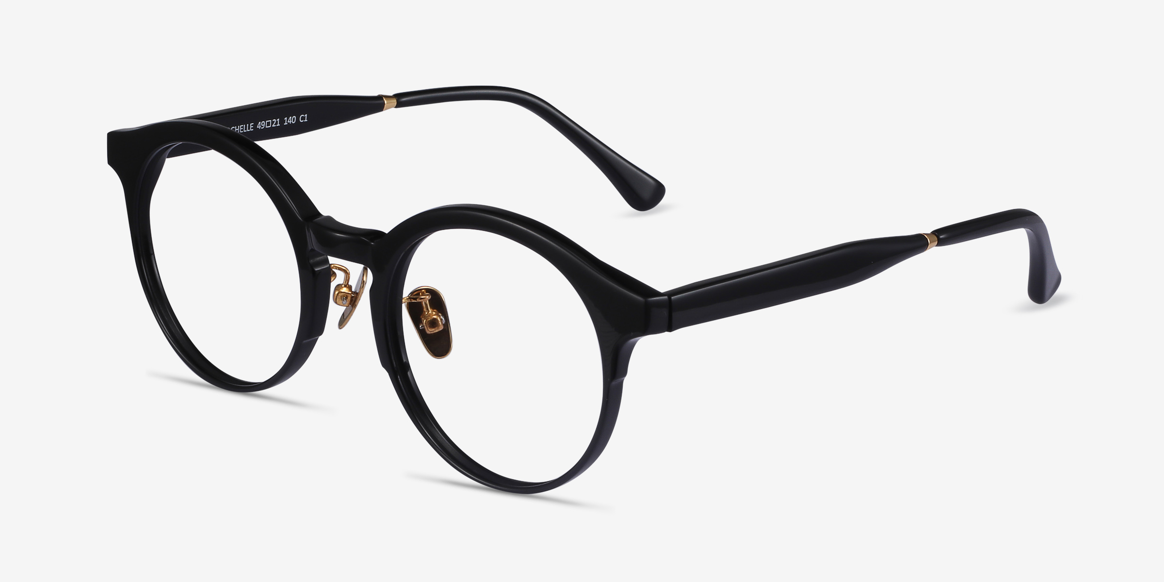 Rochelle Round Black Glasses For Women Eyebuydirect