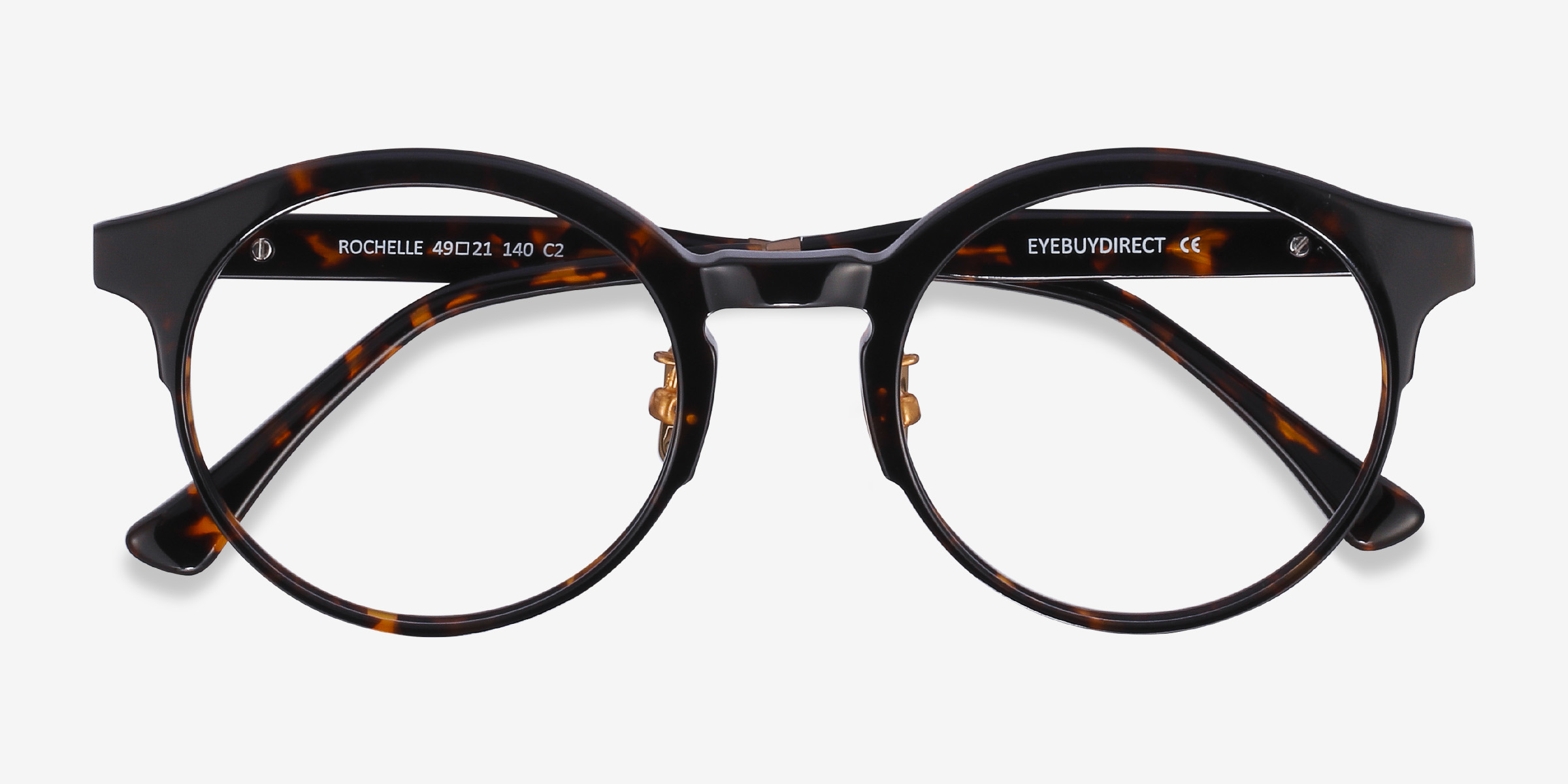 Rochelle Round Tortoise Glasses for Women | Eyebuydirect