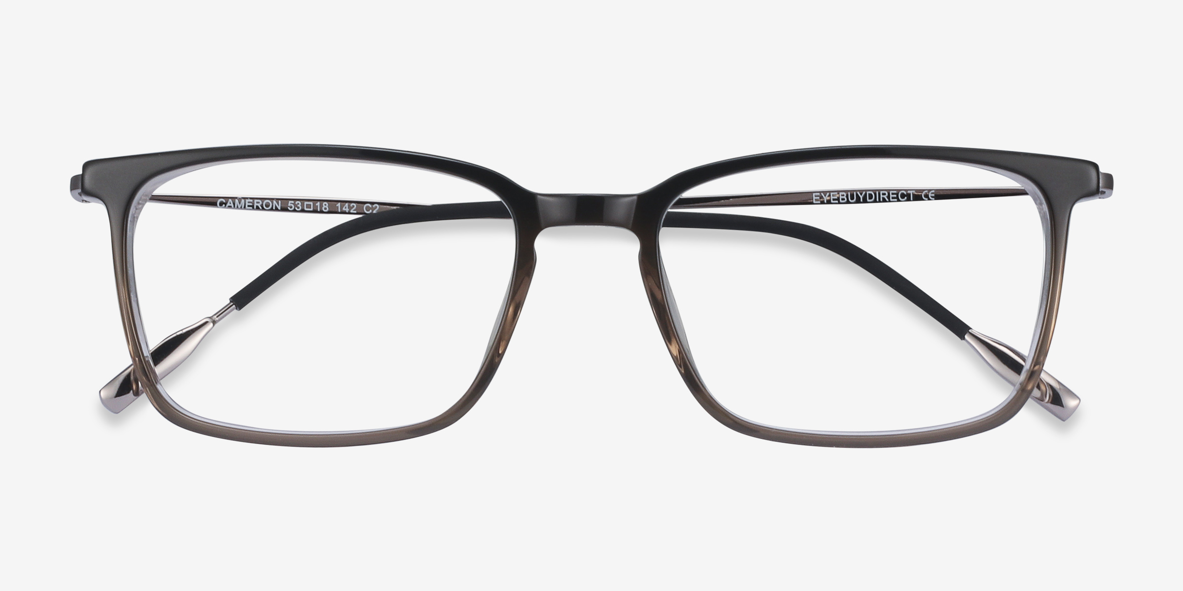 Cameron Rectangle Brown Full Rim Eyeglasses | Eyebuydirect