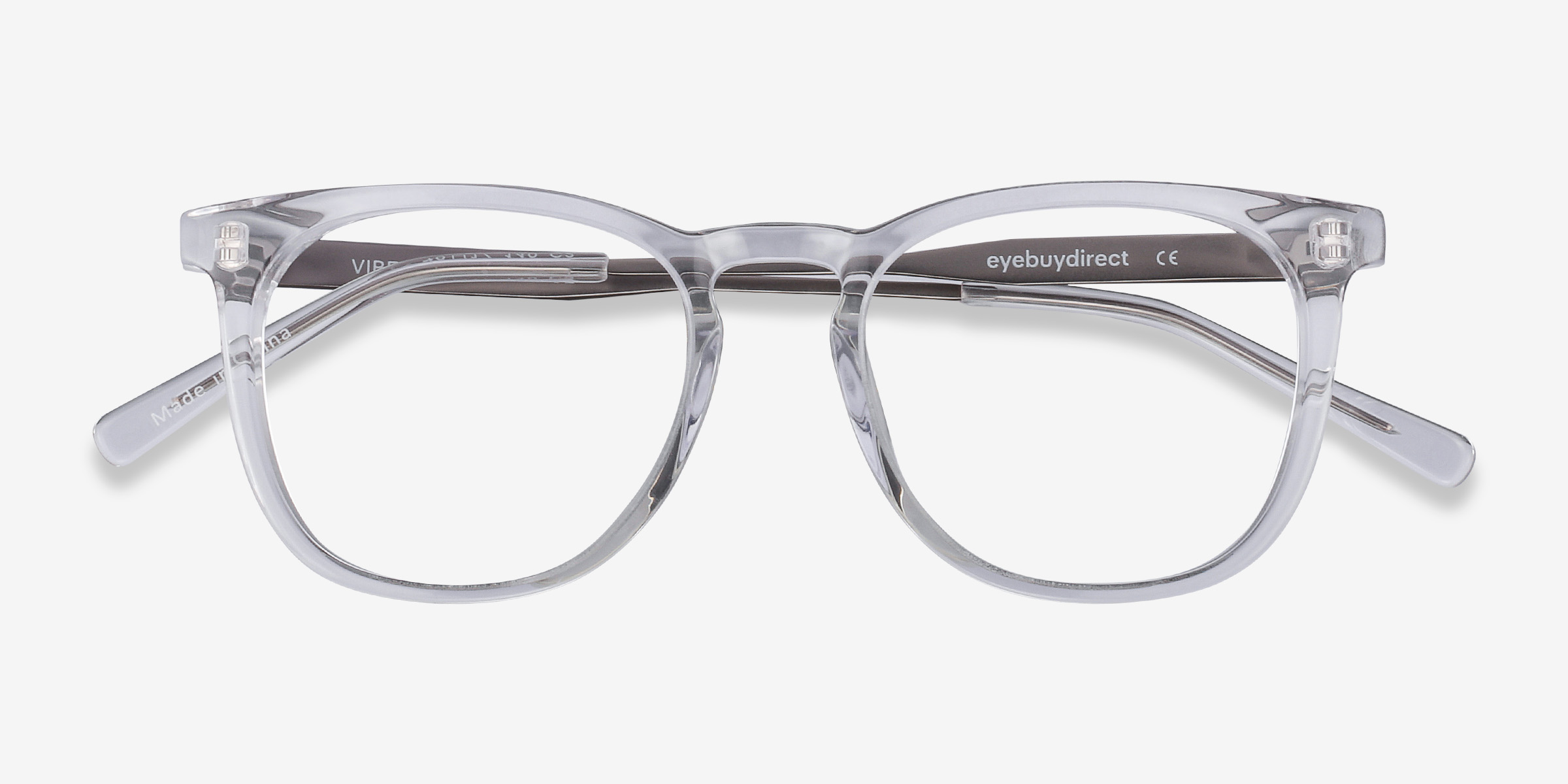 Vibes Square Clear Full Rim Eyeglasses Eyebuydirect