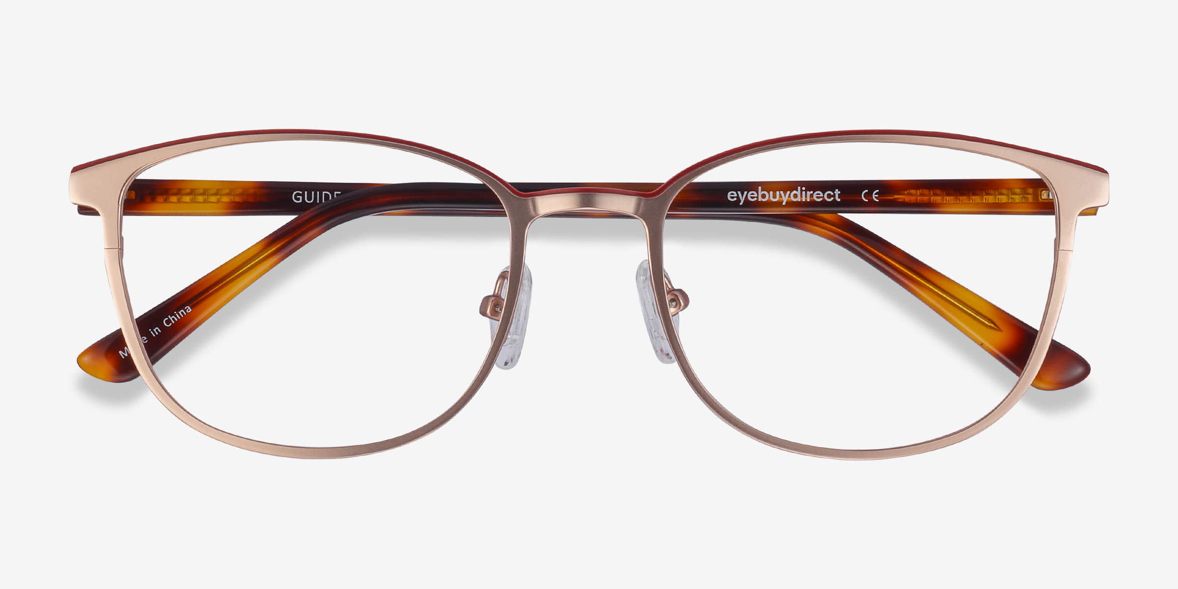 Guide Oval Rose Gold Glasses for Women | Eyebuydirect