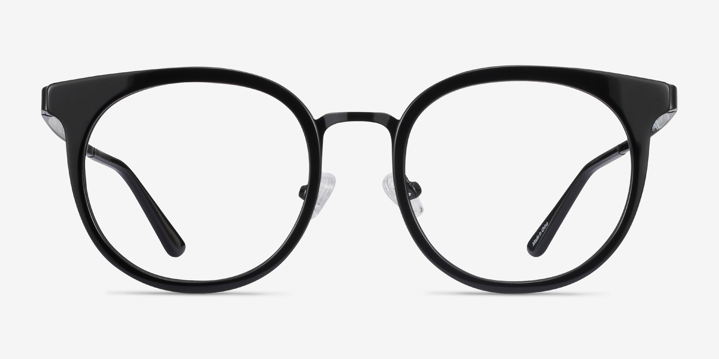 Murphy Round Black Full Rim Eyeglasses | Eyebuydirect Canada