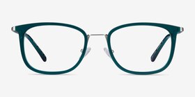 Barnaby Rectangle Teal Glasses for Men | Eyebuydirect