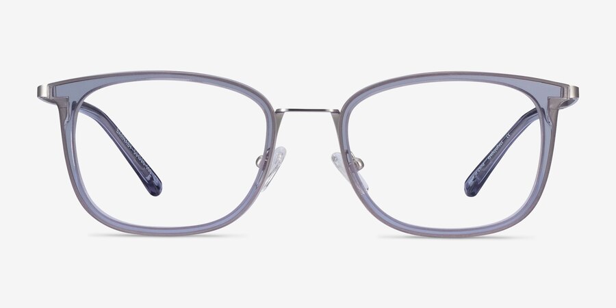 Barnaby Rectangle Gray Glasses for Men | Eyebuydirect