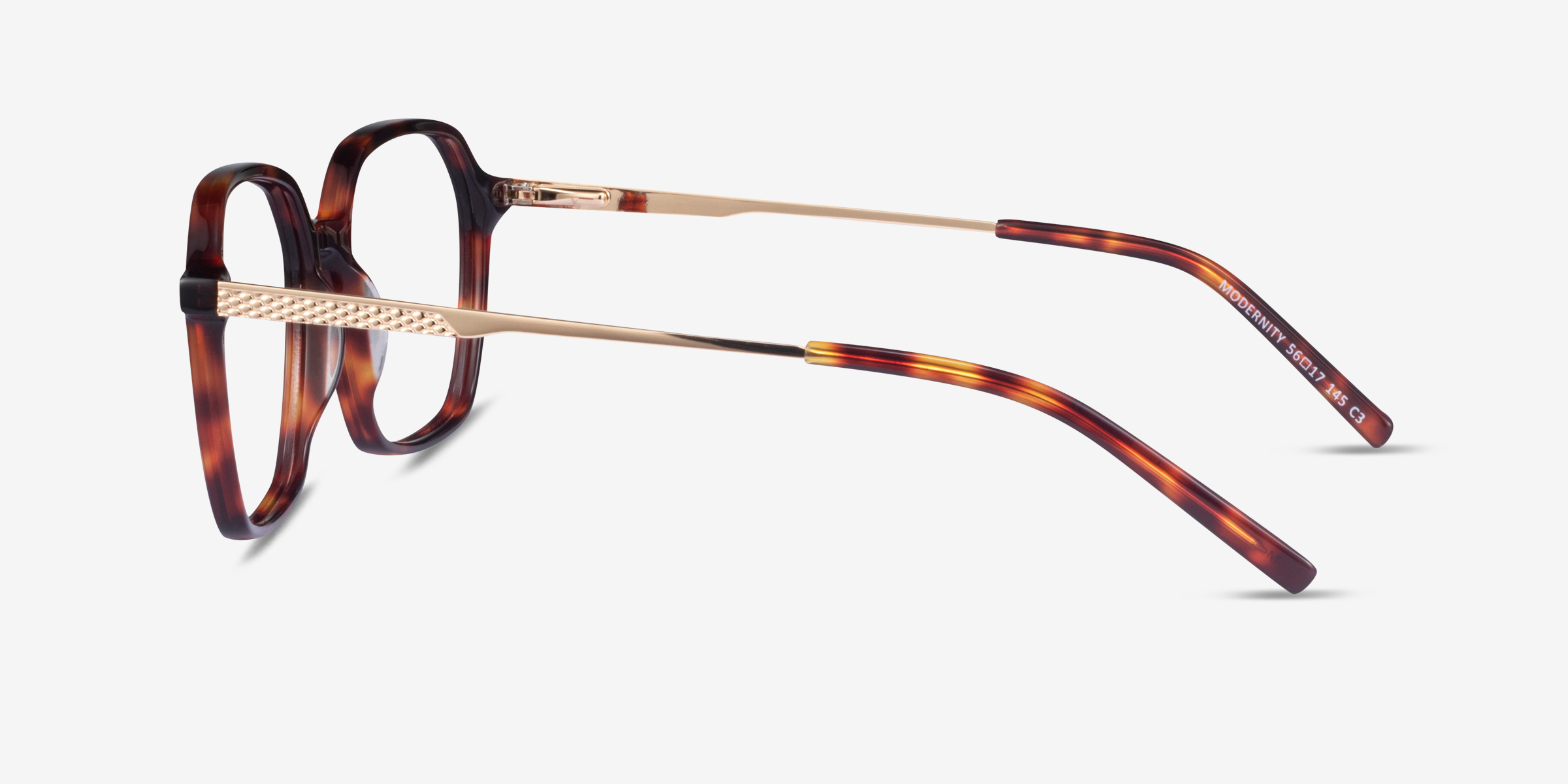 Modernity Square Tortoise Gold Full Rim Eyeglasses Eyebuydirect