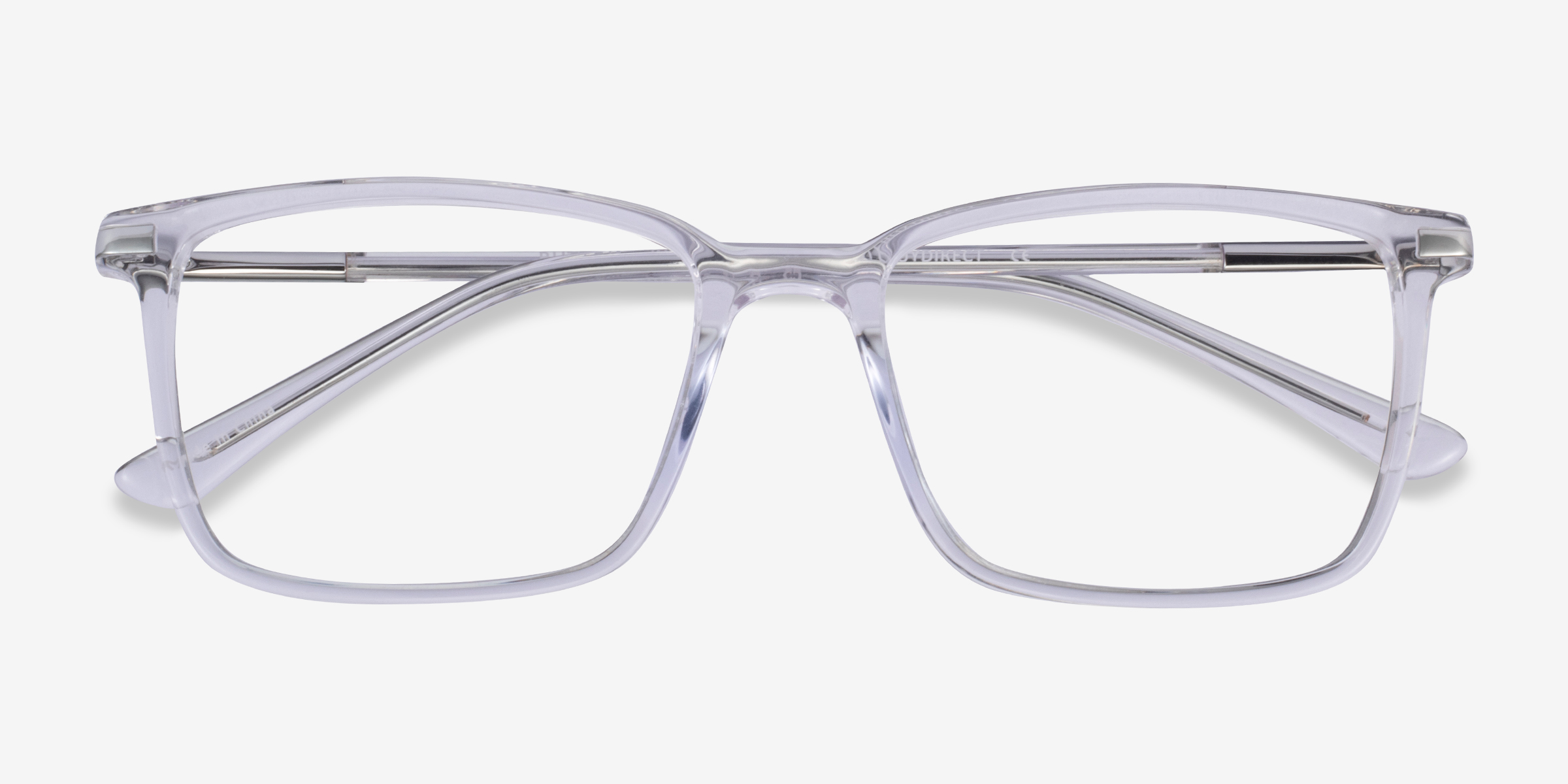 Button Rectangle Clear Glasses for Men | Eyebuydirect