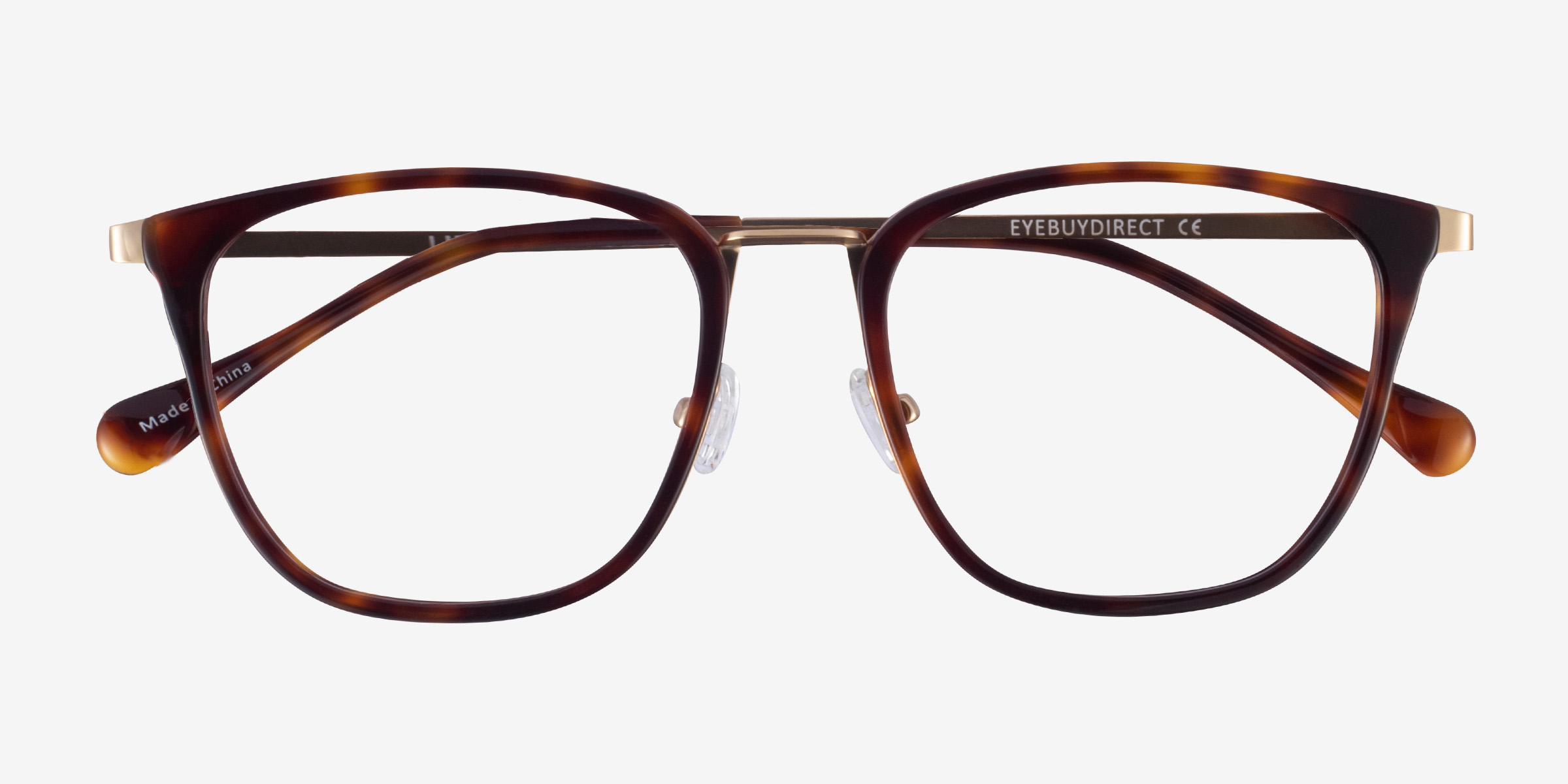 Utamaro Square Tortoise Gold Full Rim Eyeglasses Eyebuydirect