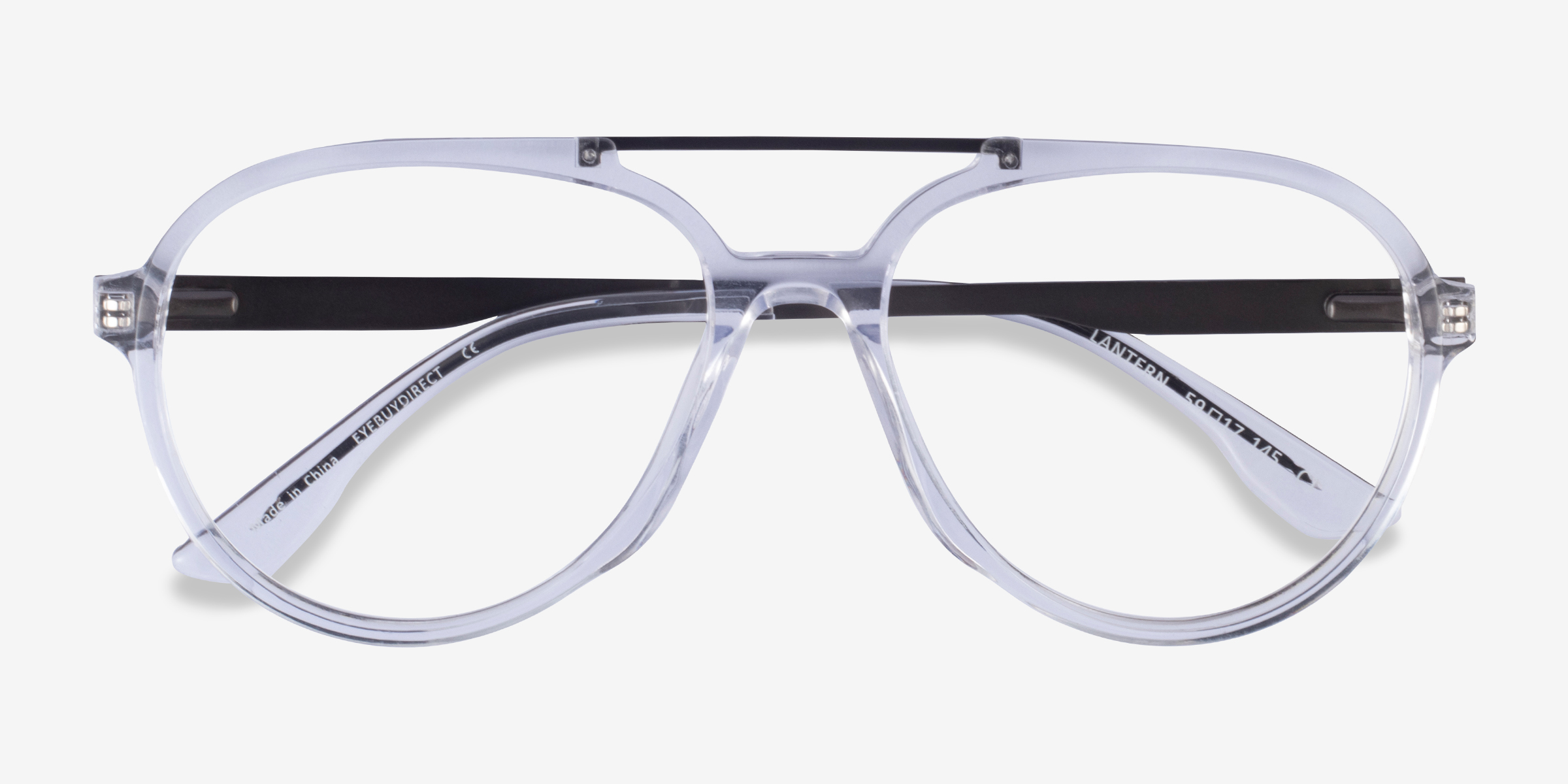 Lantern Aviator Clear Glasses for Men | Eyebuydirect