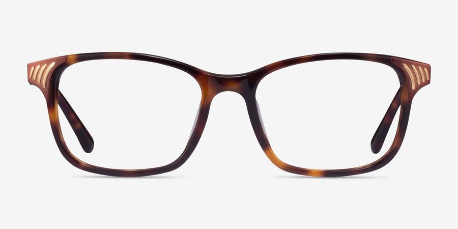 Visio Rectangle Tortoise Full Rim Eyeglasses | Eyebuydirect