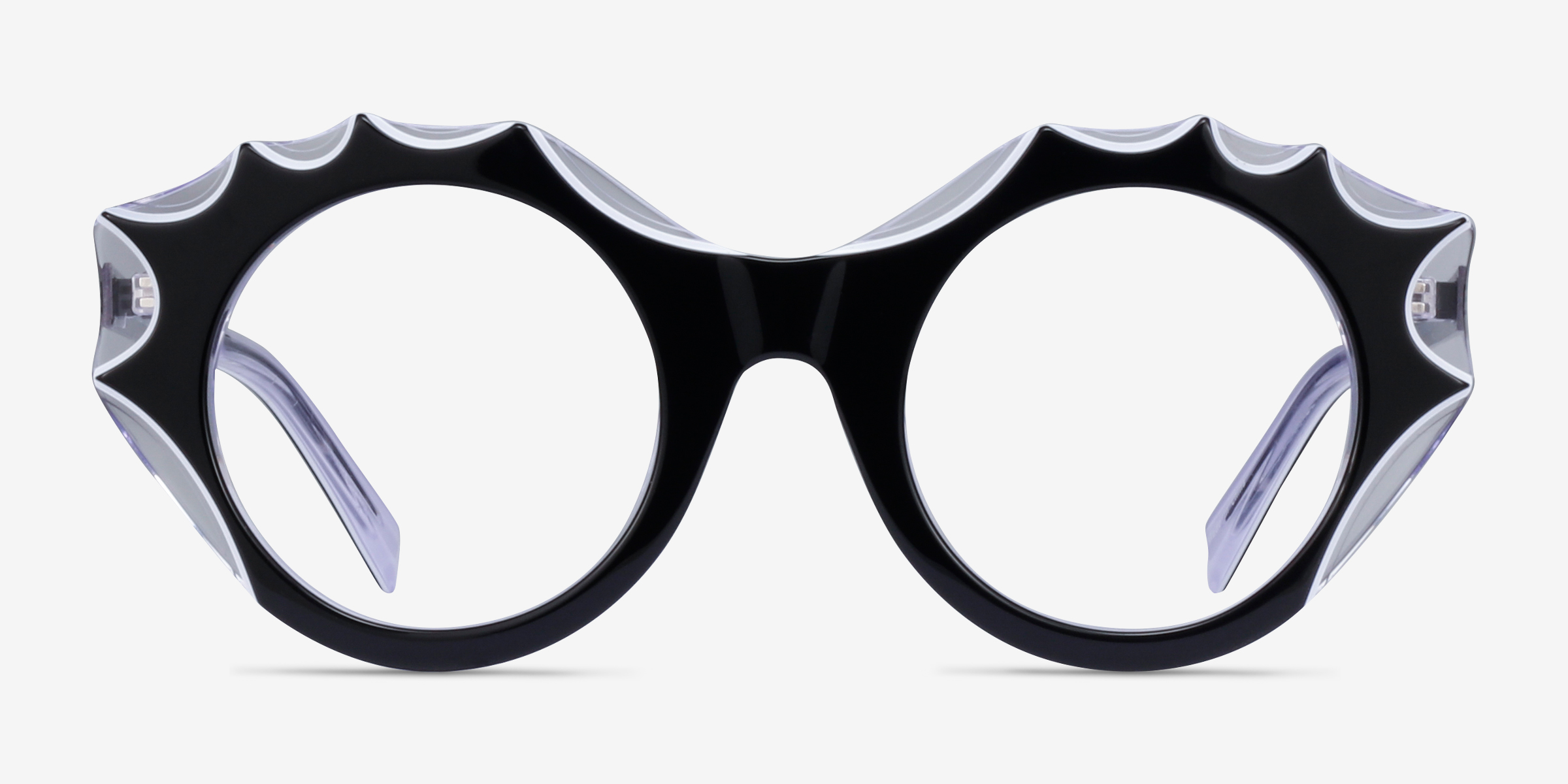 Audition Geometric Black Clear Glasses for Women | Eyebuydirect