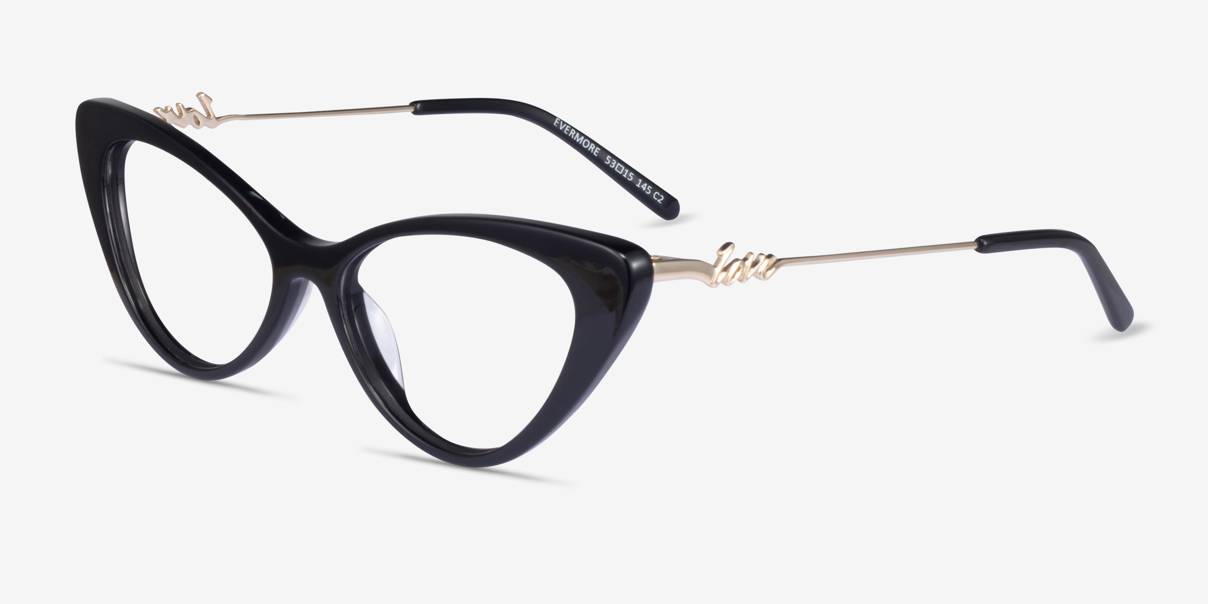 Evermore Cat Eye Black Glasses For Women Eyebuydirect