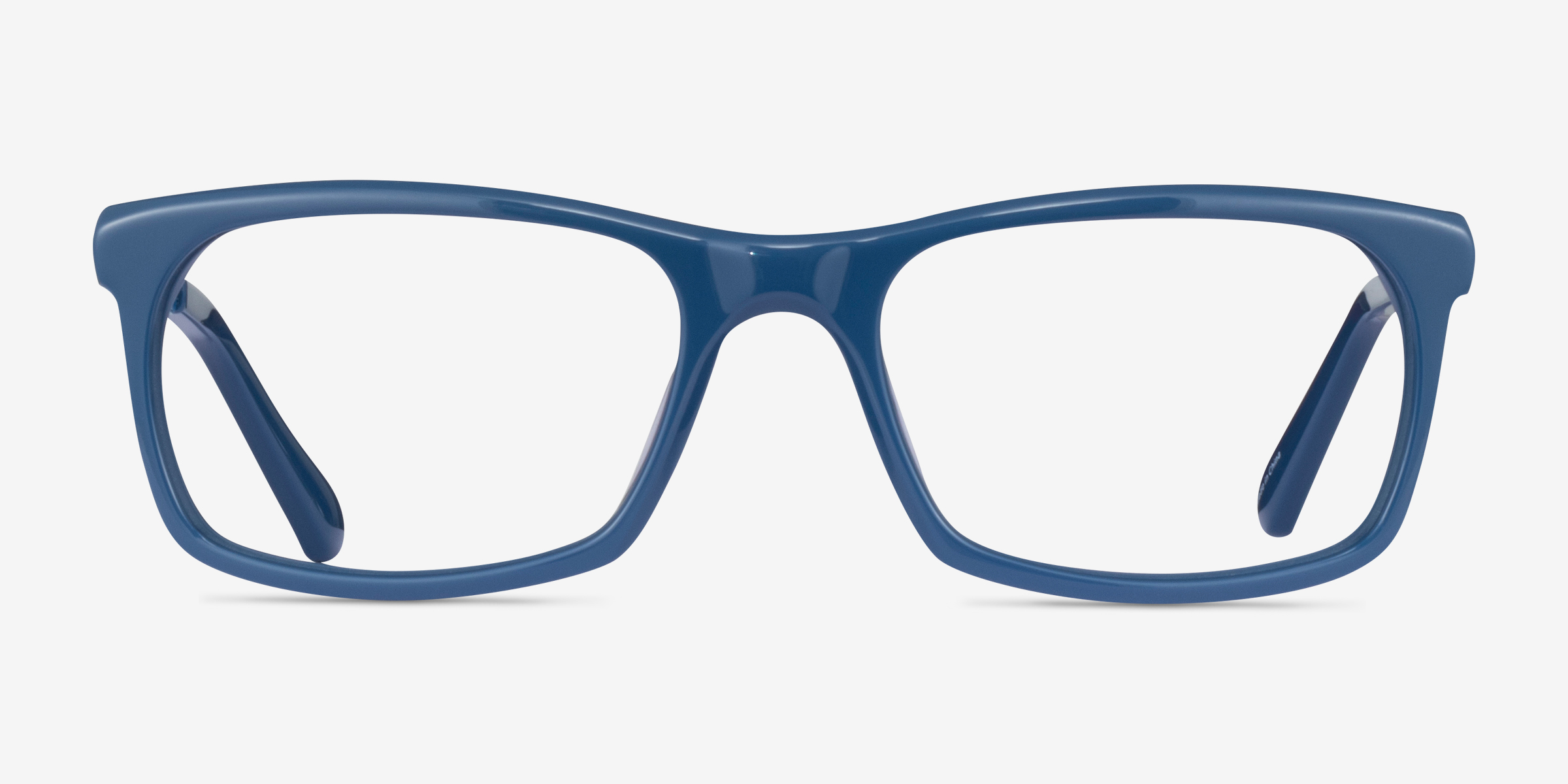Polis Rectangle Blue Full Rim Eyeglasses | Eyebuydirect
