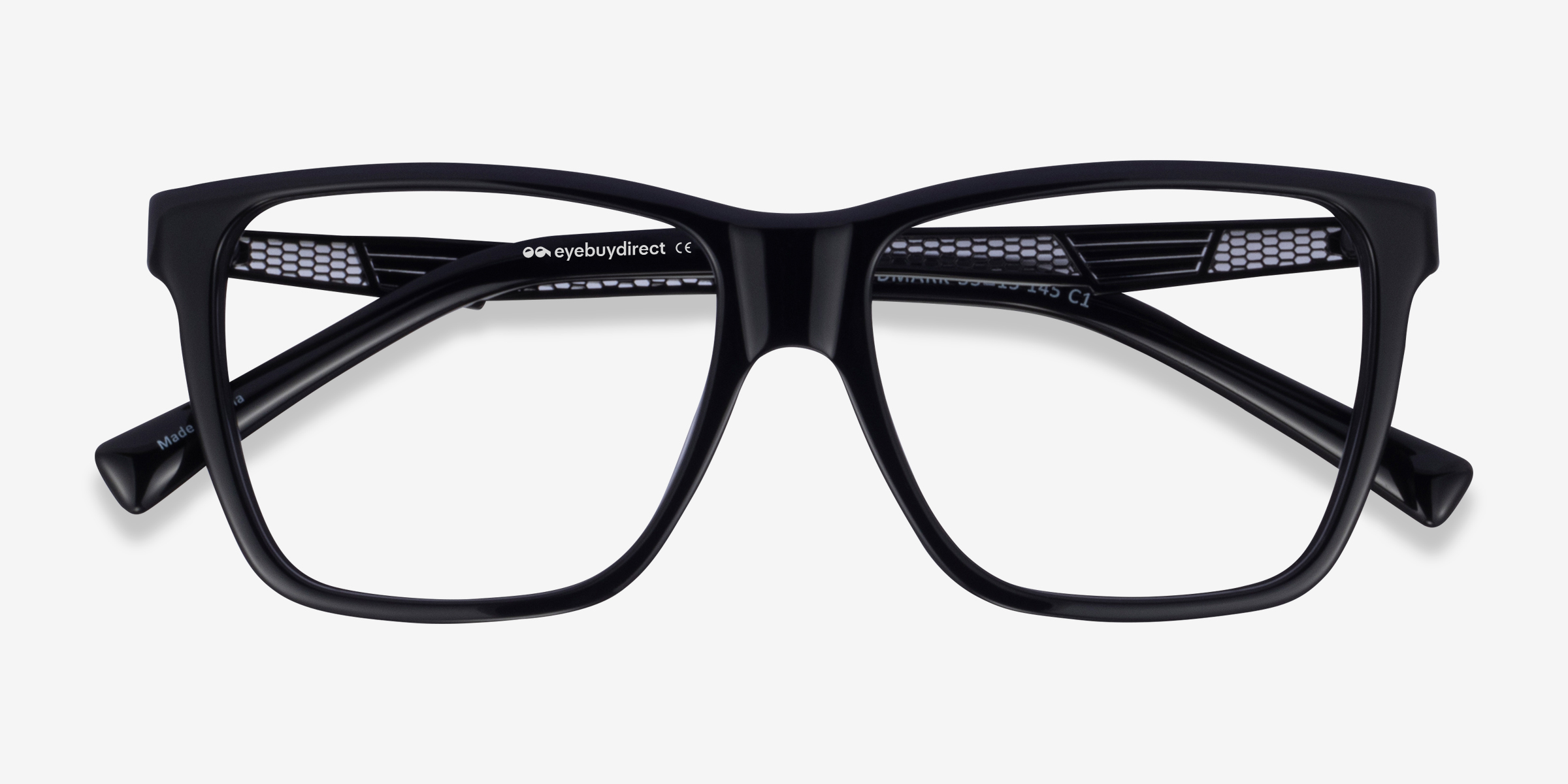 Landmark Square Black Full Rim Eyeglasses | Eyebuydirect