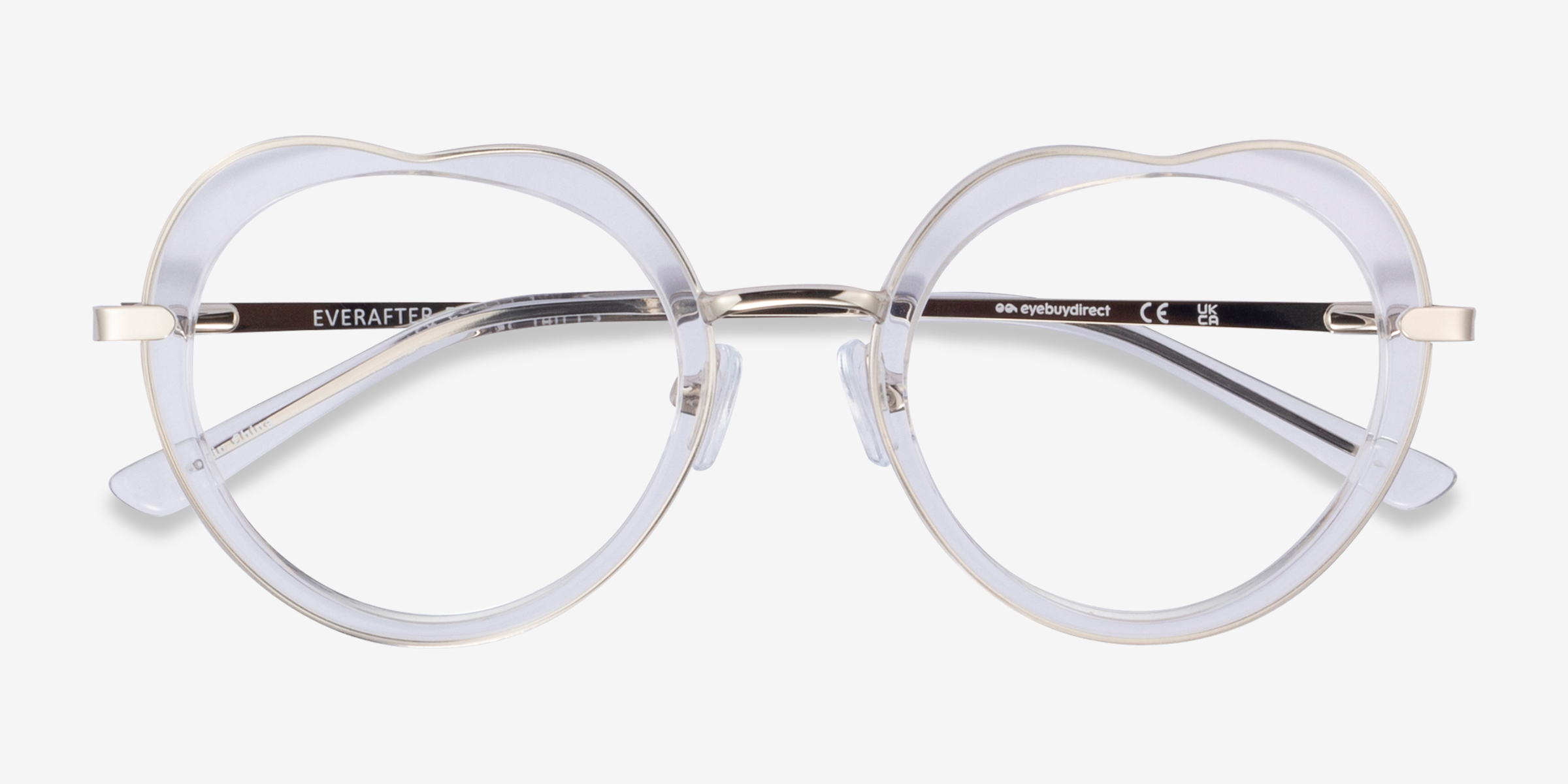 Everafter Heart Crystal Clear Glasses for Women | Eyebuydirect Canada