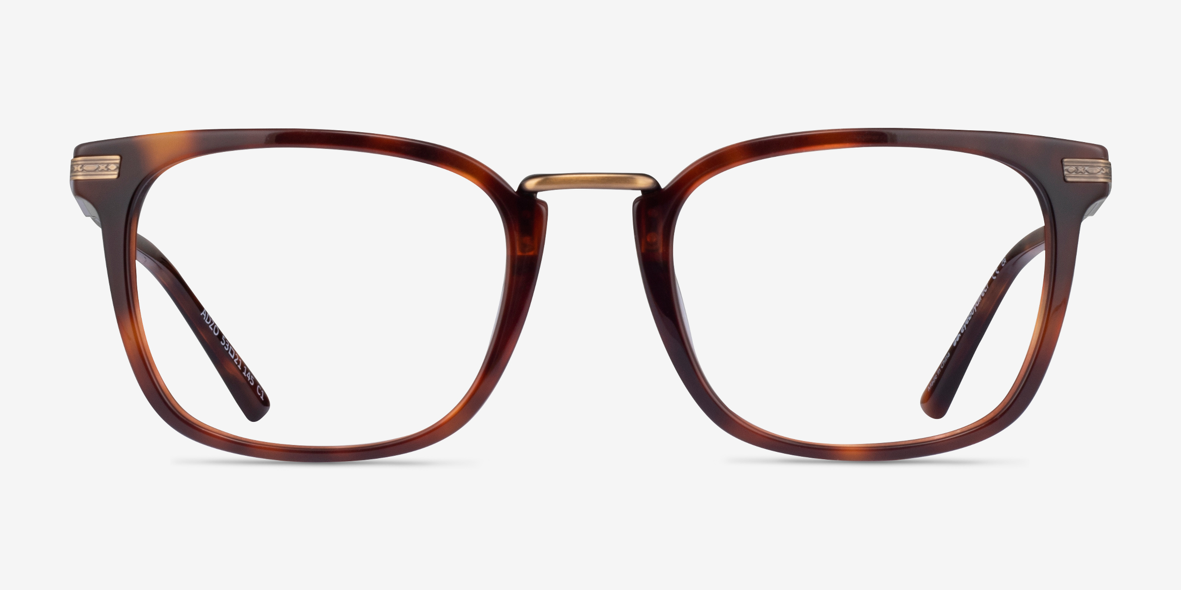 Adzo Square Tortoise Glasses for Men | Eyebuydirect