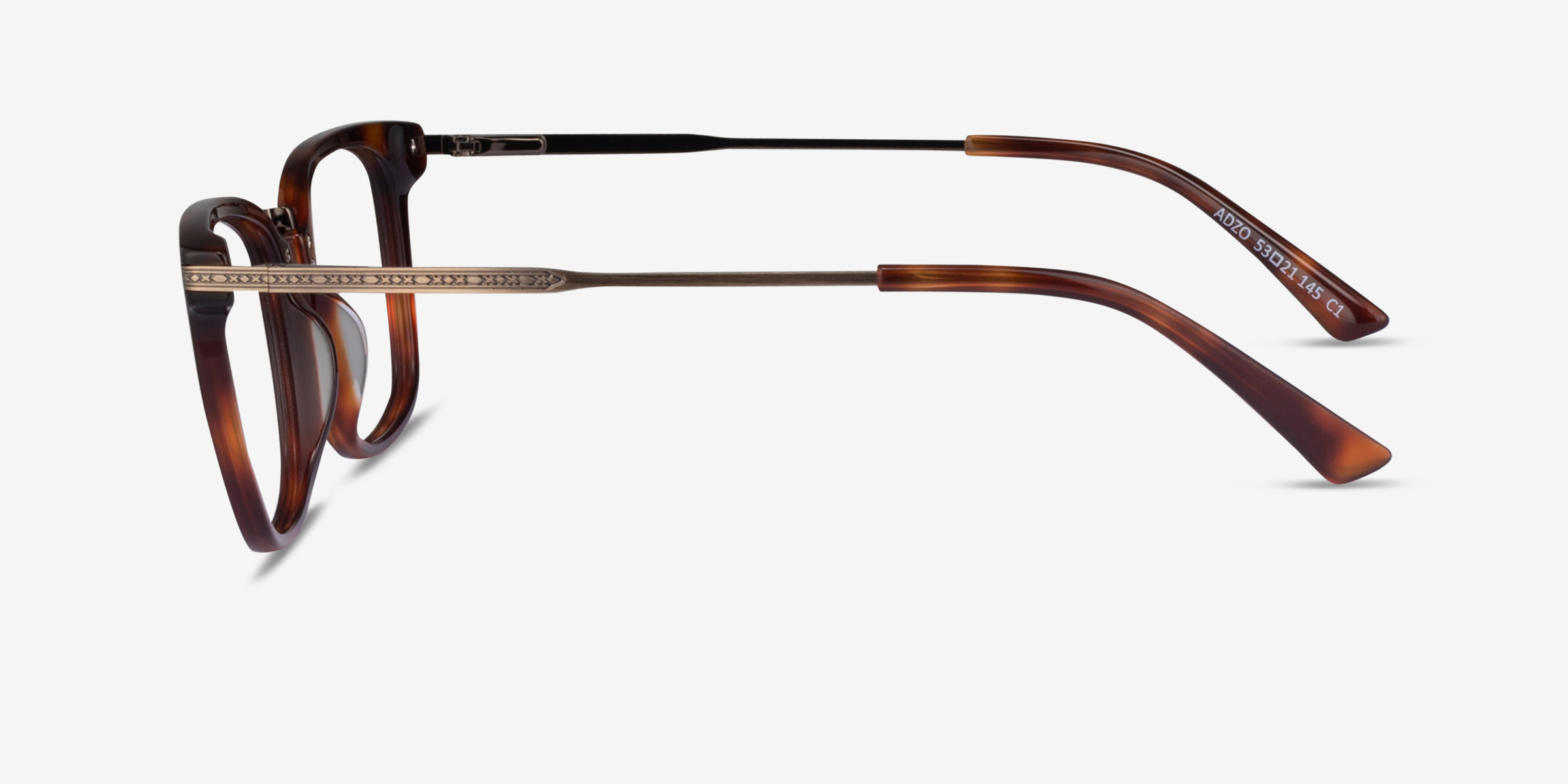 Adzo Square Tortoise Glasses for Men | Eyebuydirect