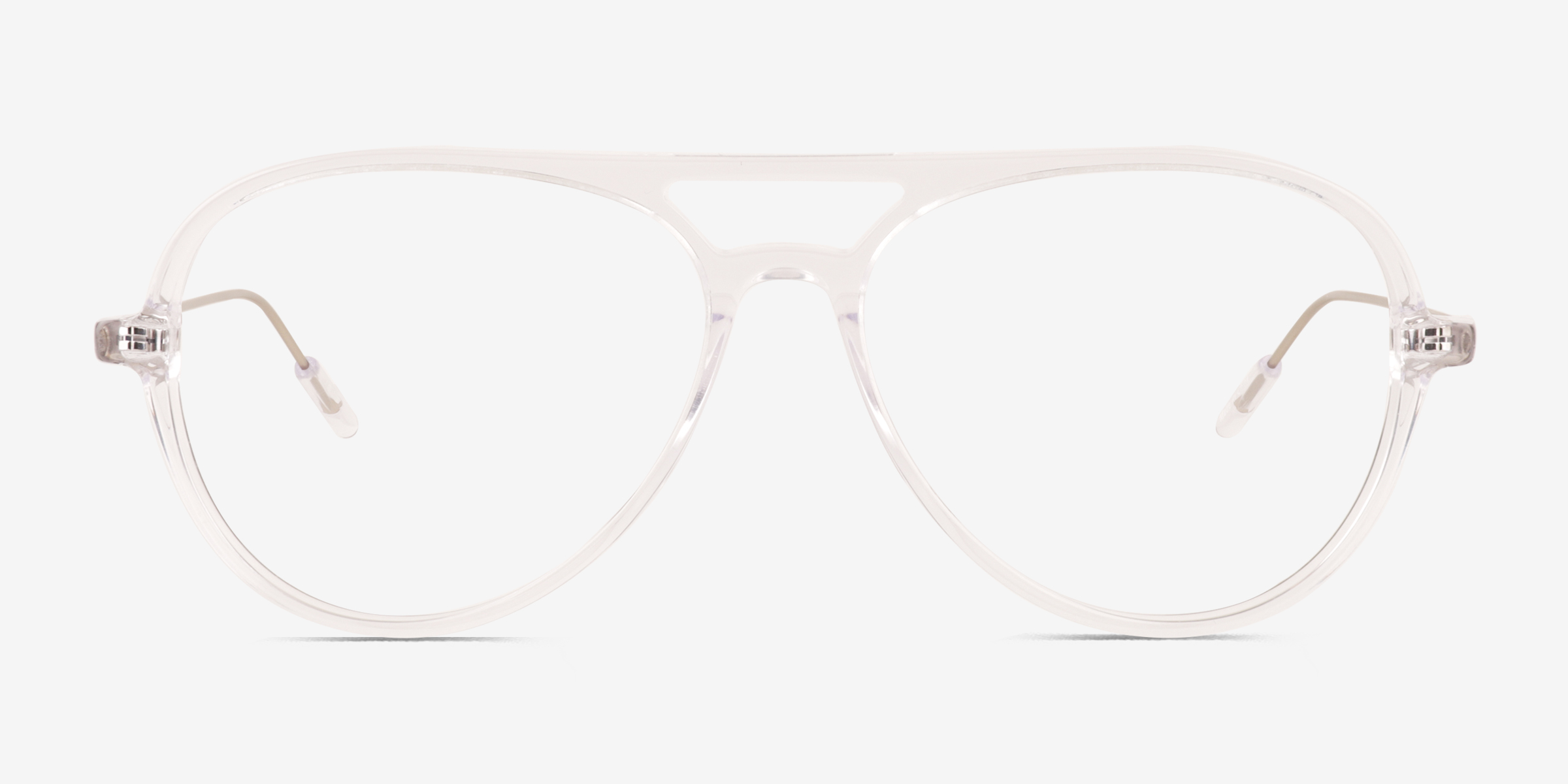 Quin Aviator Clear Full Rim Eyeglasses | Eyebuydirect