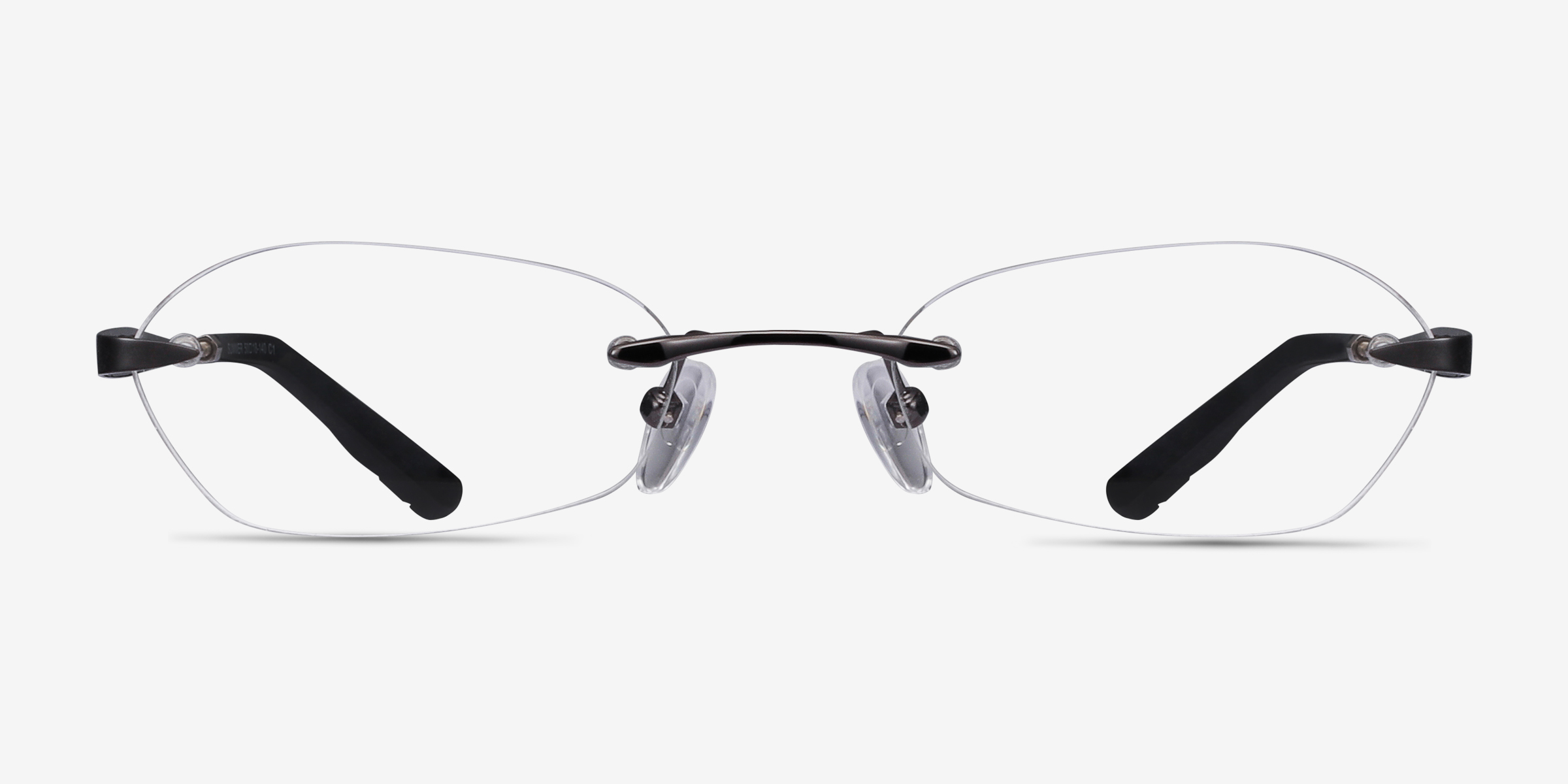 Summer Oval Gunmetal Rimless Eyeglasses | Eyebuydirect