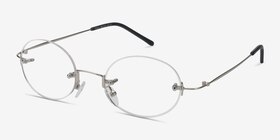Charm Oval Silver Glasses for Women | Eyebuydirect