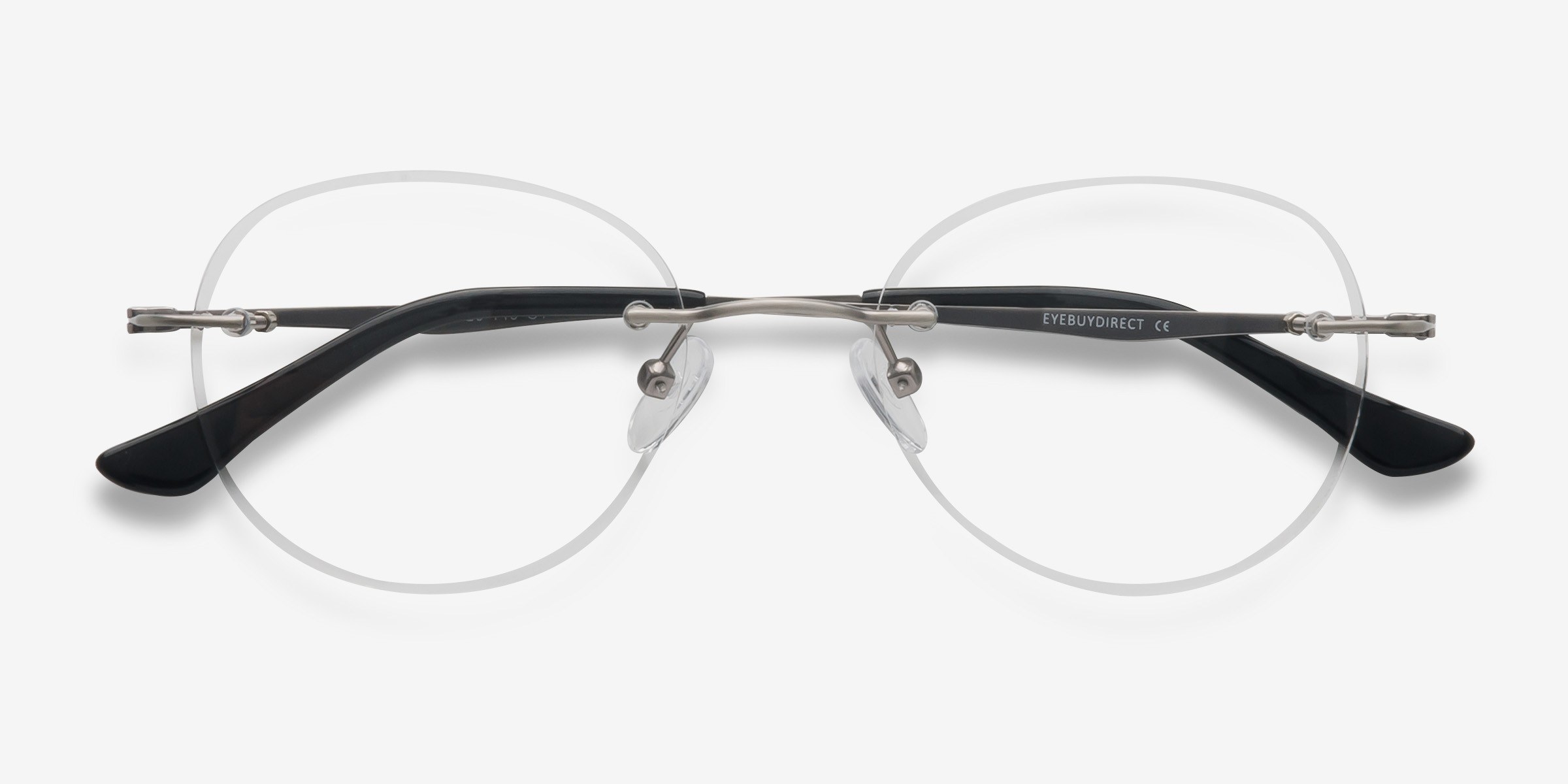 Fuse Round Silver Glasses for Women | Eyebuydirect