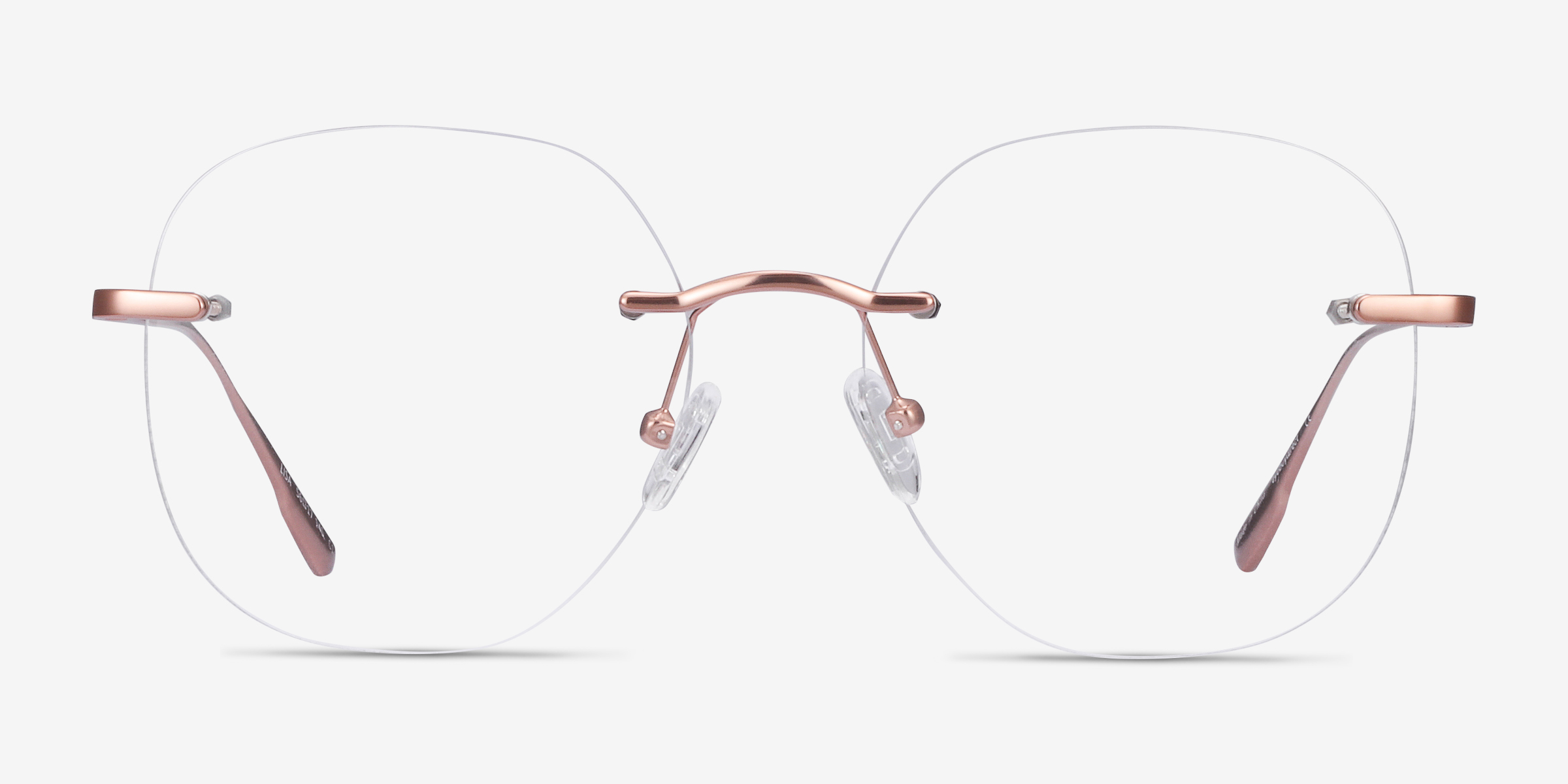 Lisa Square Rose Gold Glasses For Women Eyebuydirect Canada