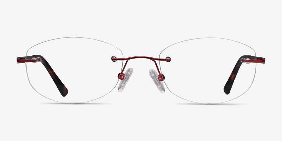 Athena - Sophisticated Red Oval Frames | Eyebuydirect