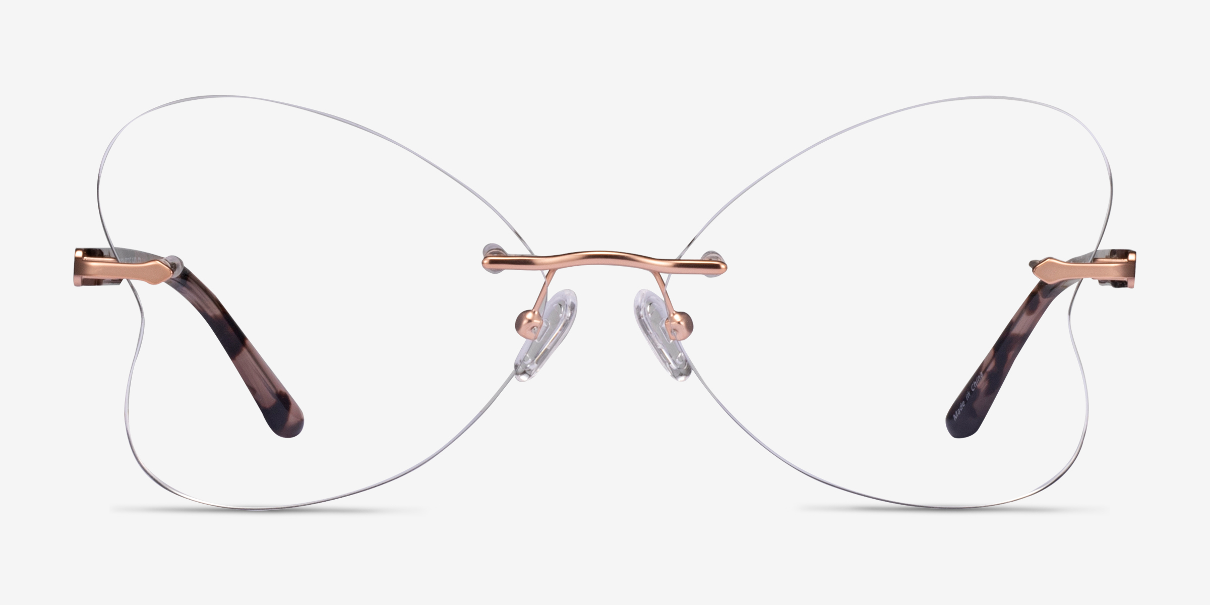 Wish Heart Matt Rose Gold Glasses For Women Eyebuydirect Canada