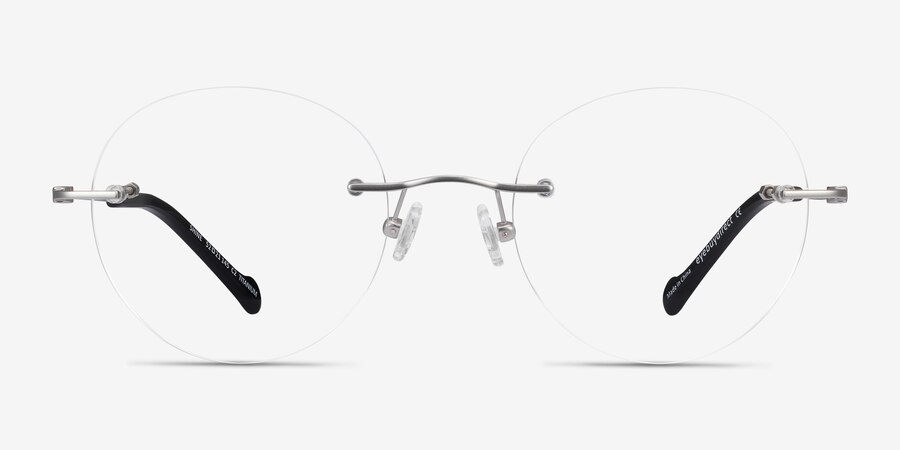 Shine Round Silver Rimless Eyeglasses | Eyebuydirect