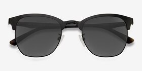 Veil - Browline Black Frame Prescription Sunglasses | Eyebuydirect