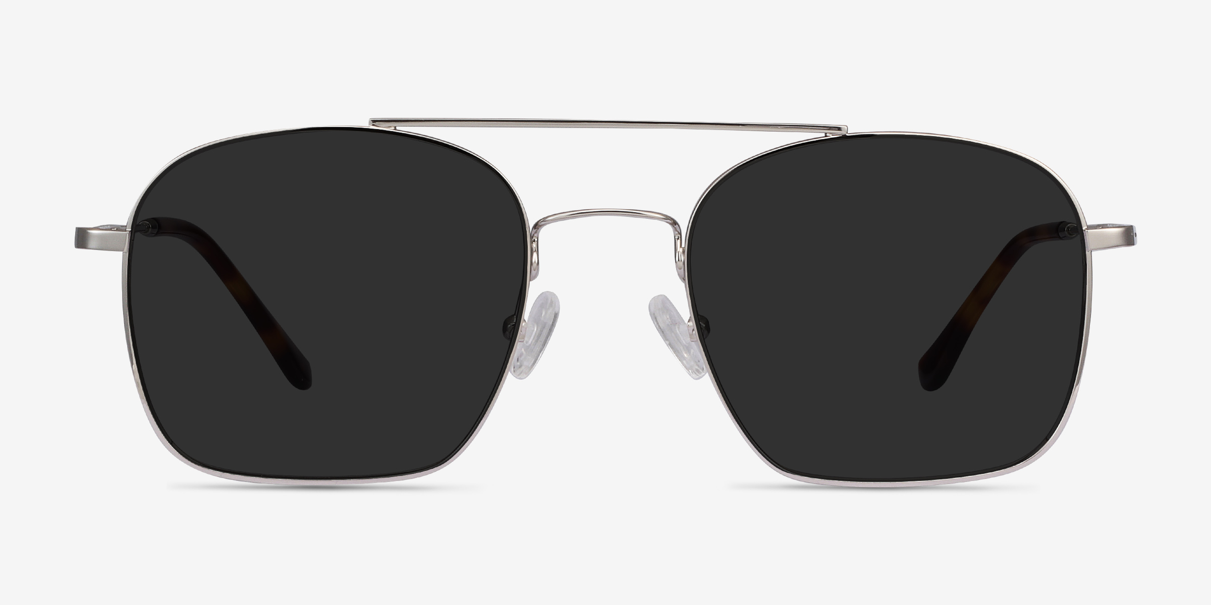 Itza - Lightweight Silver Aviator Shades | Eyebuydirect