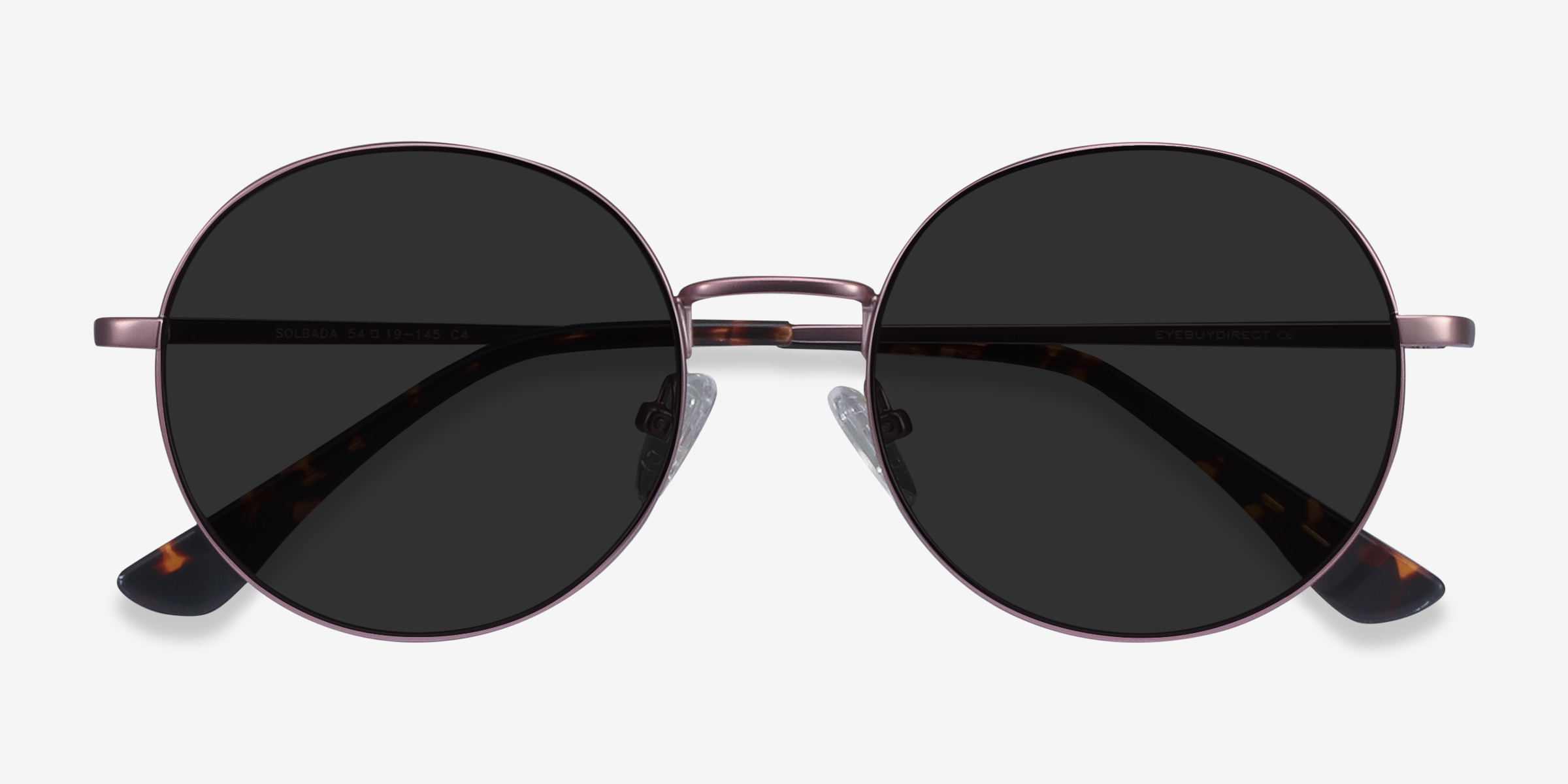 Solbada - Pretty in Pink Round Sunglass Frames | Eyebuydirect