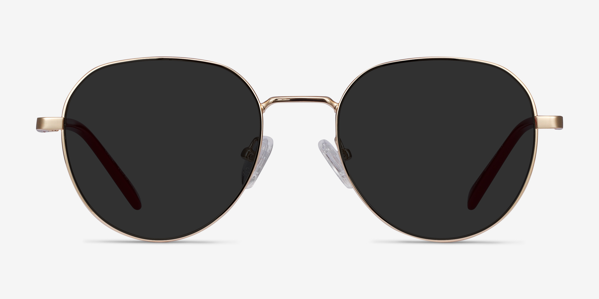 Event - Round Gold Frame Prescription Sunglasses | Eyebuydirect