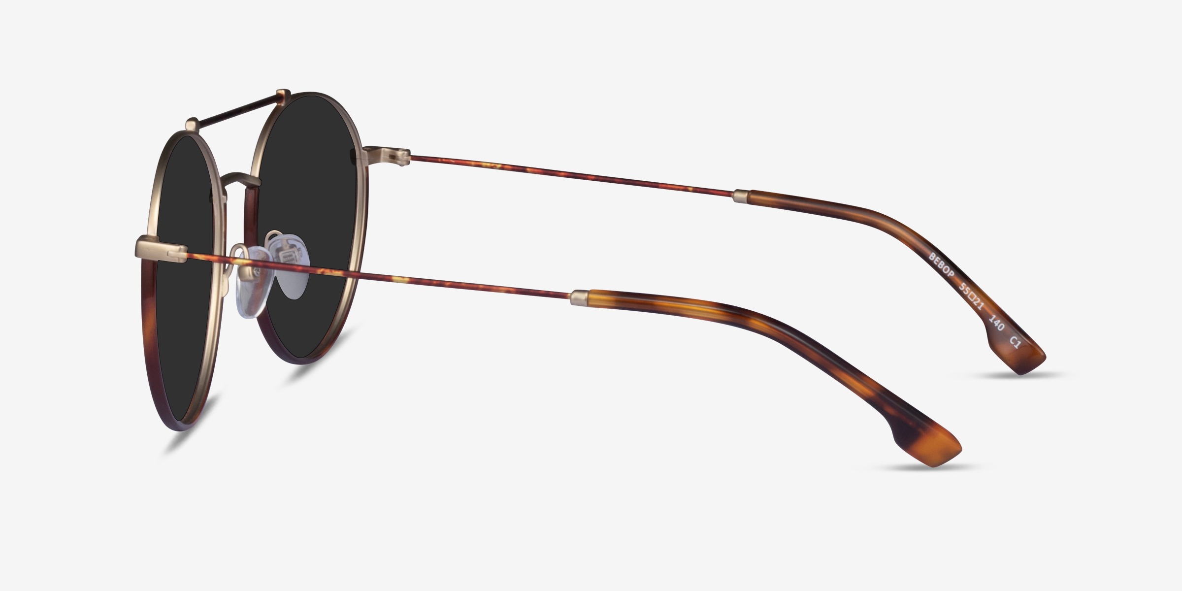 Bebop - Aviator Gold Frame Prescription Sunglasses | Eyebuydirect Canada