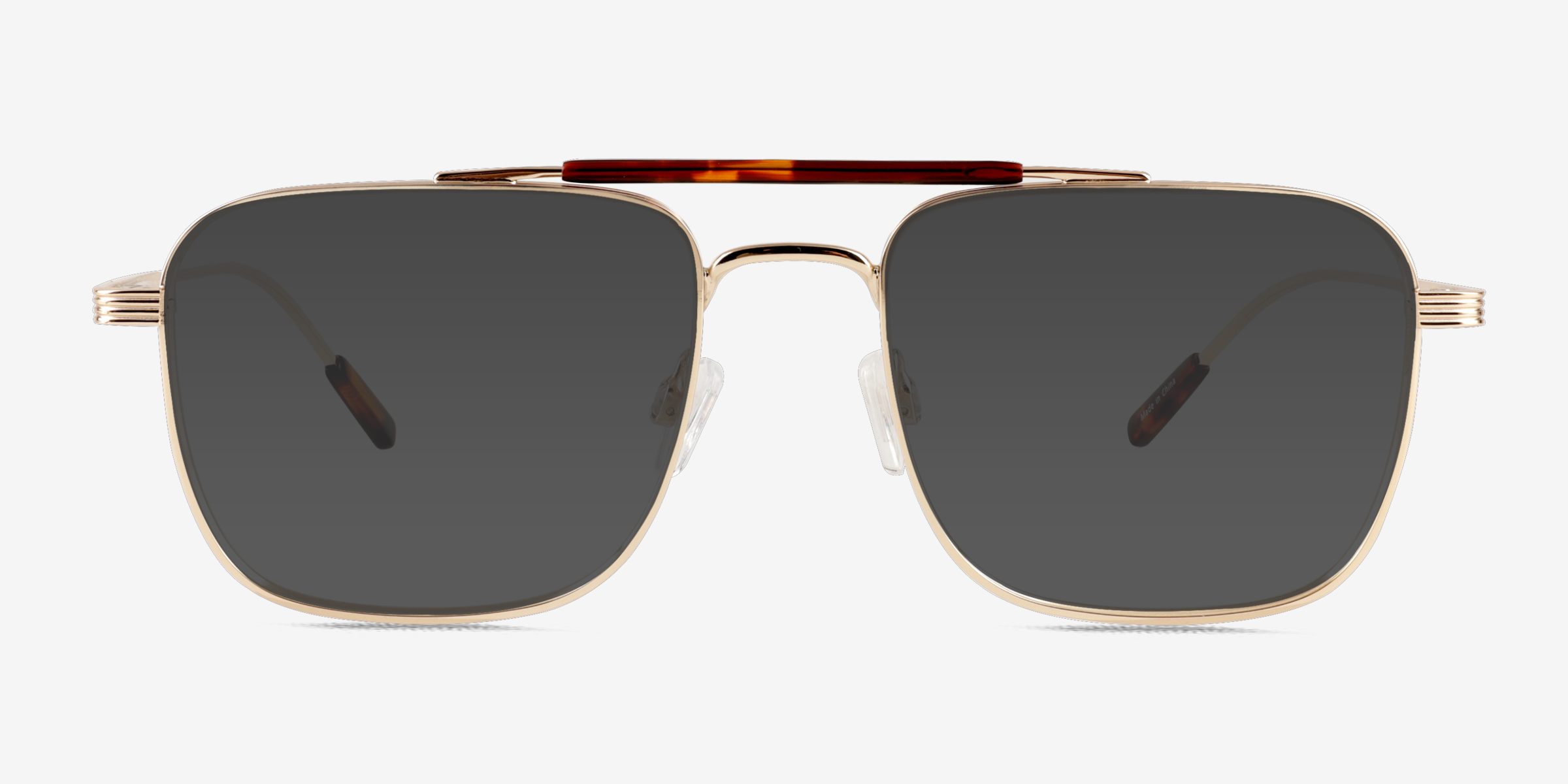 Dean - Aviator Tortoise Gold Frame Prescription Sunglasses | Eyebuydirect
