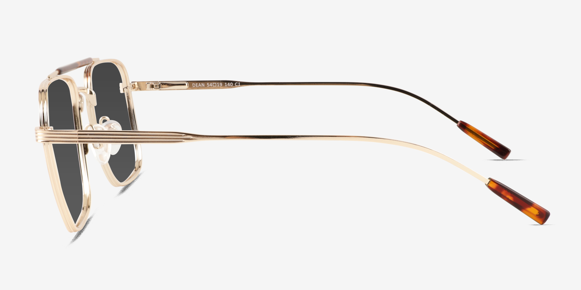 Dean - Aviator Tortoise Gold Frame Prescription Sunglasses | Eyebuydirect