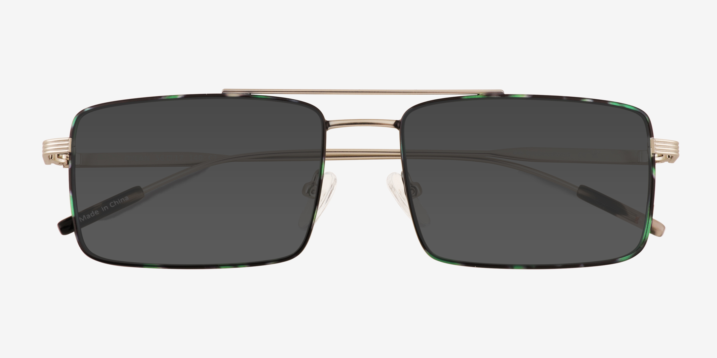 Dylan - Aviator Green Tortoise Frame Sunglasses For Men | Eyebuydirect
