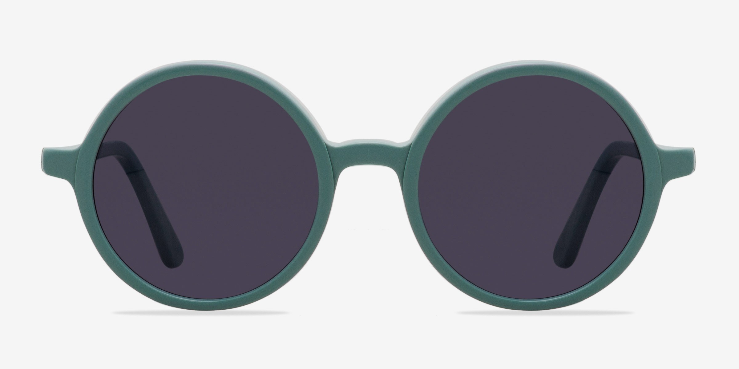 Alena - Perfectly Round Green Sunglass Frames | Eyebuydirect
