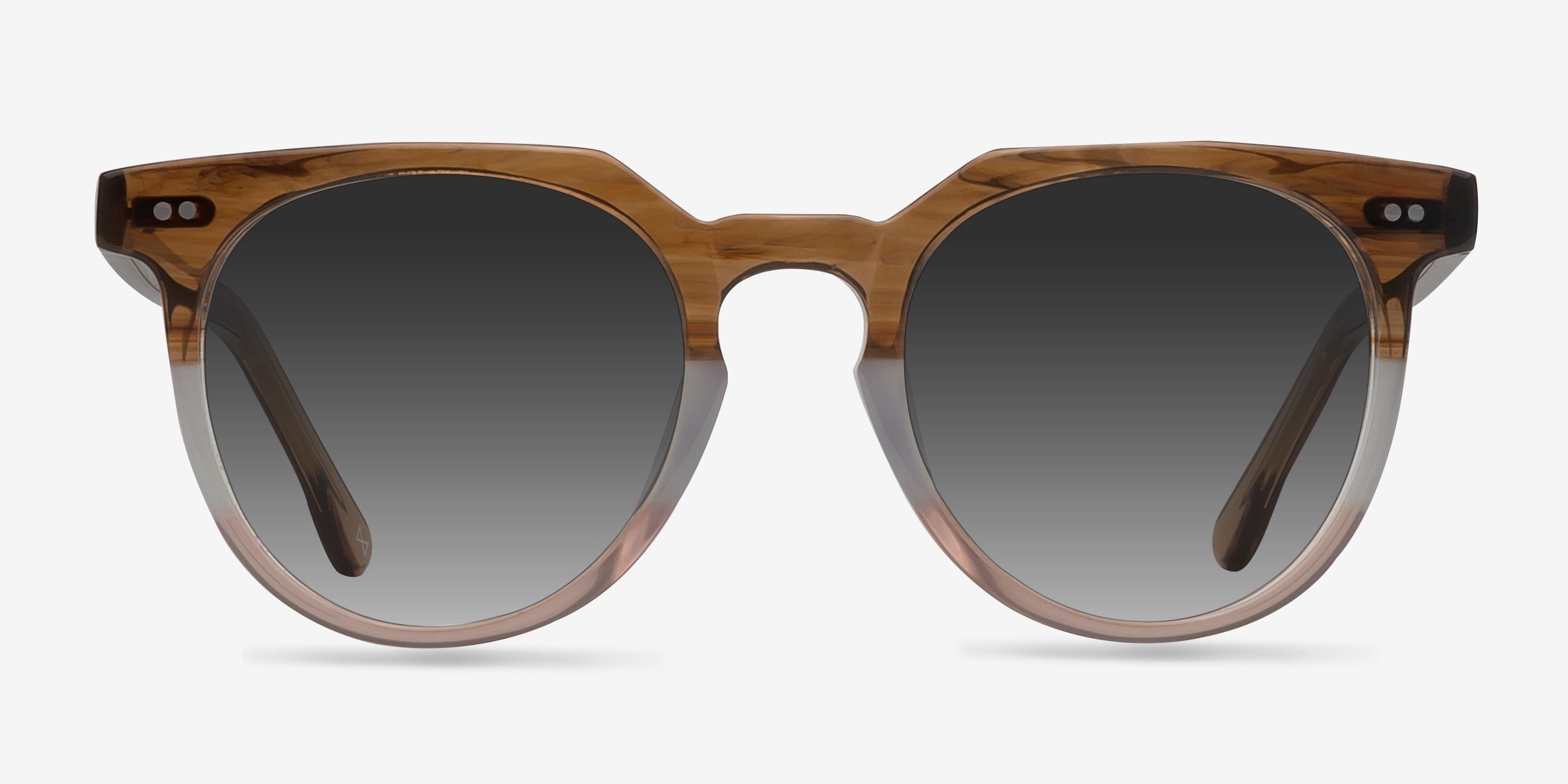 Shadow - Round Neapolitan Frame Sunglasses For Women | Eyebuydirect