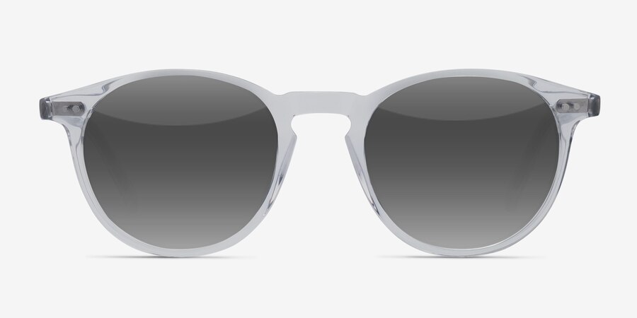 Sun Kyoto - Round Clear Frame Prescription Sunglasses | Eyebuydirect