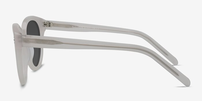 Augustine - Modern-Styled Clear White Sunglass Frames | Eyebuydirect