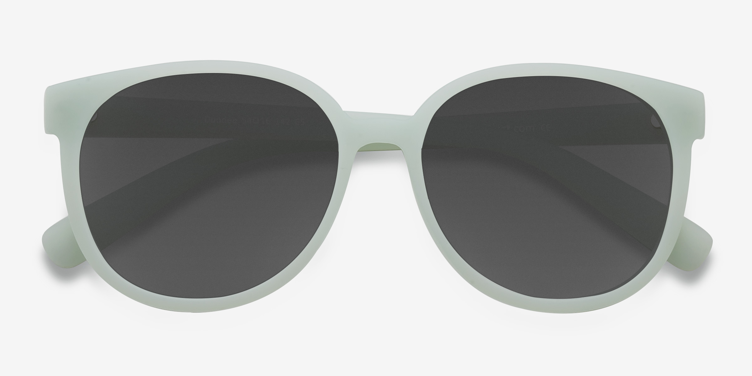 Dundee - Round Light Blue Frame Sunglasses For Women | Eyebuydirect