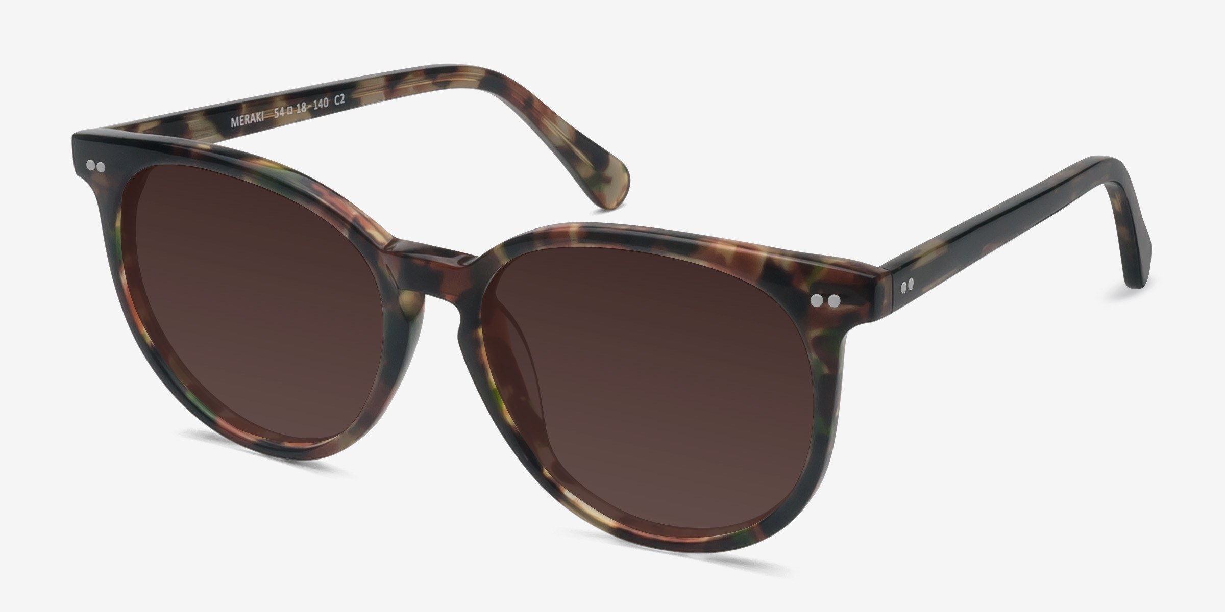 Meraki - Round Floral Frame Sunglasses For Women | Eyebuydirect