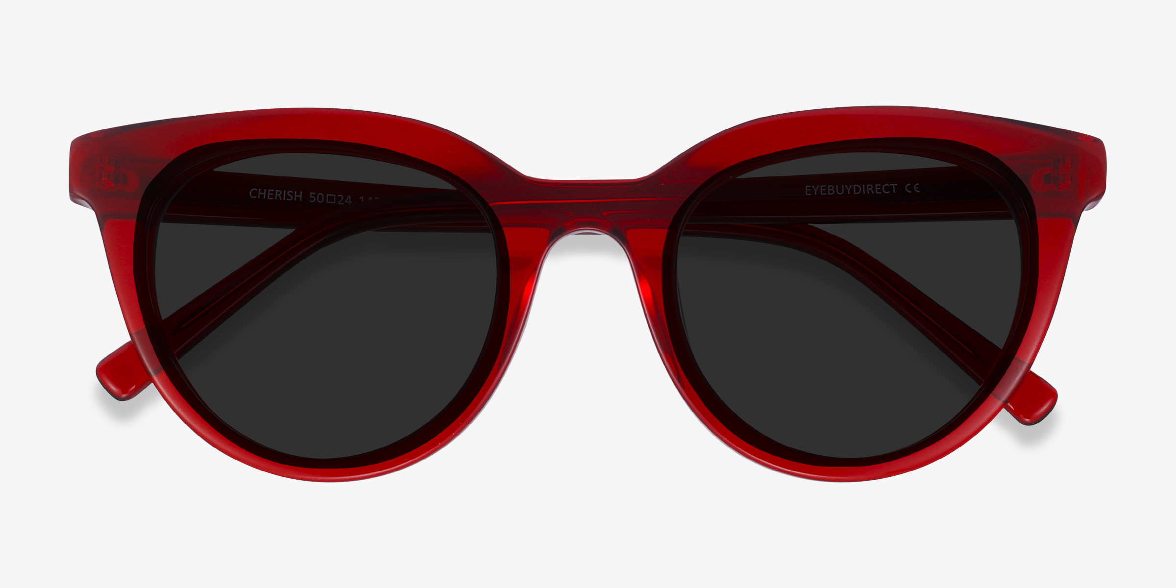 Cherish - Cat Eye Red Frame Sunglasses For Women | Eyebuydirect