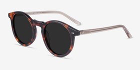 Luminance - Round Tortoise Frame Prescription Sunglasses | Eyebuydirect