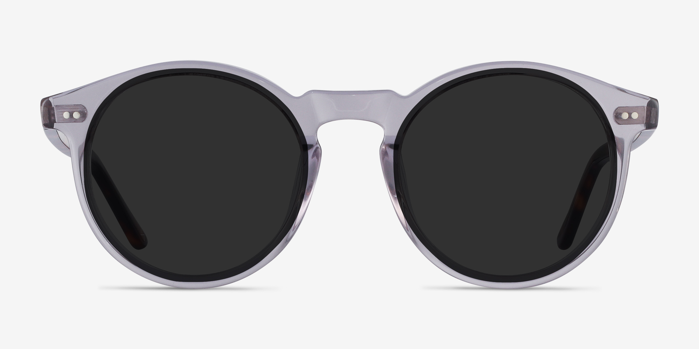 Luminance - Round Gray Frame Prescription Sunglasses | Eyebuydirect