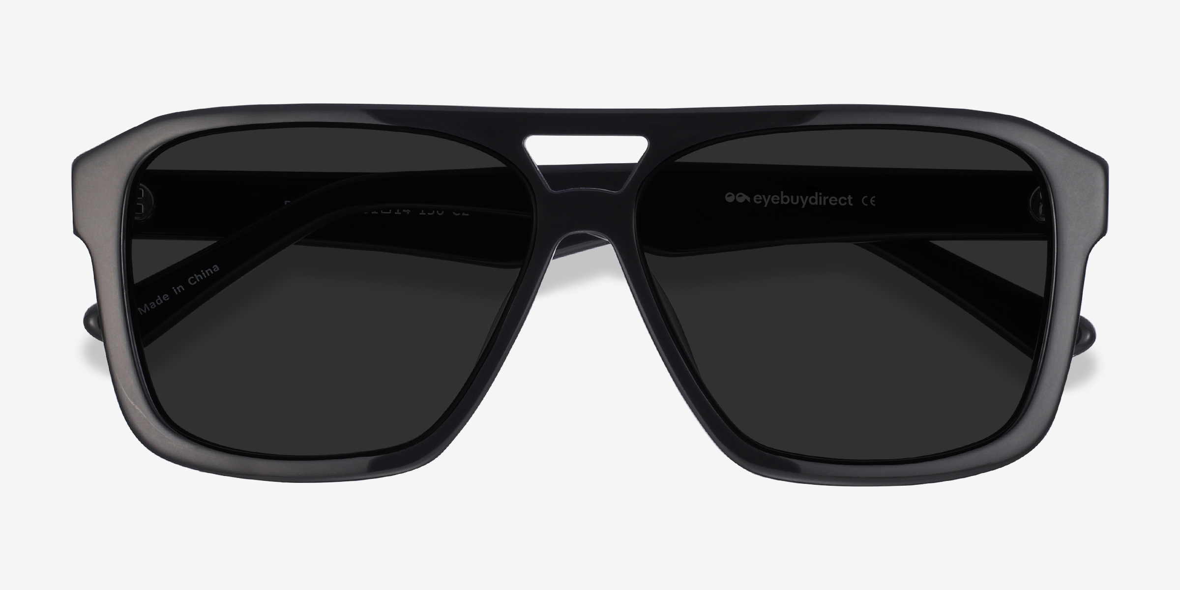 Bauhaus - Aviator Black Frame Sunglasses For Men | Eyebuydirect Canada