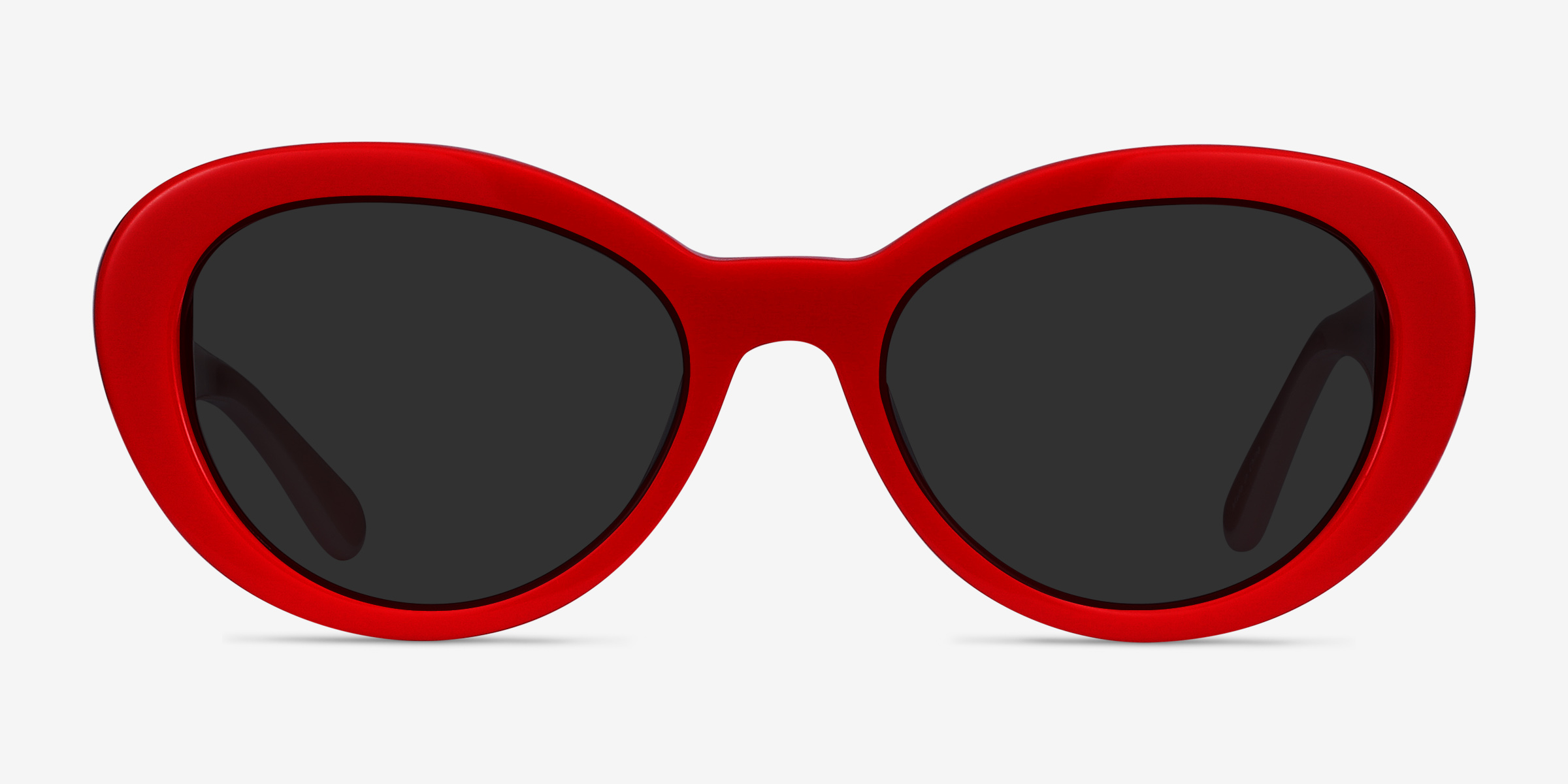 Elle Oval Red And Pink Frame Sunglasses For Women Eyebuydirect Canada